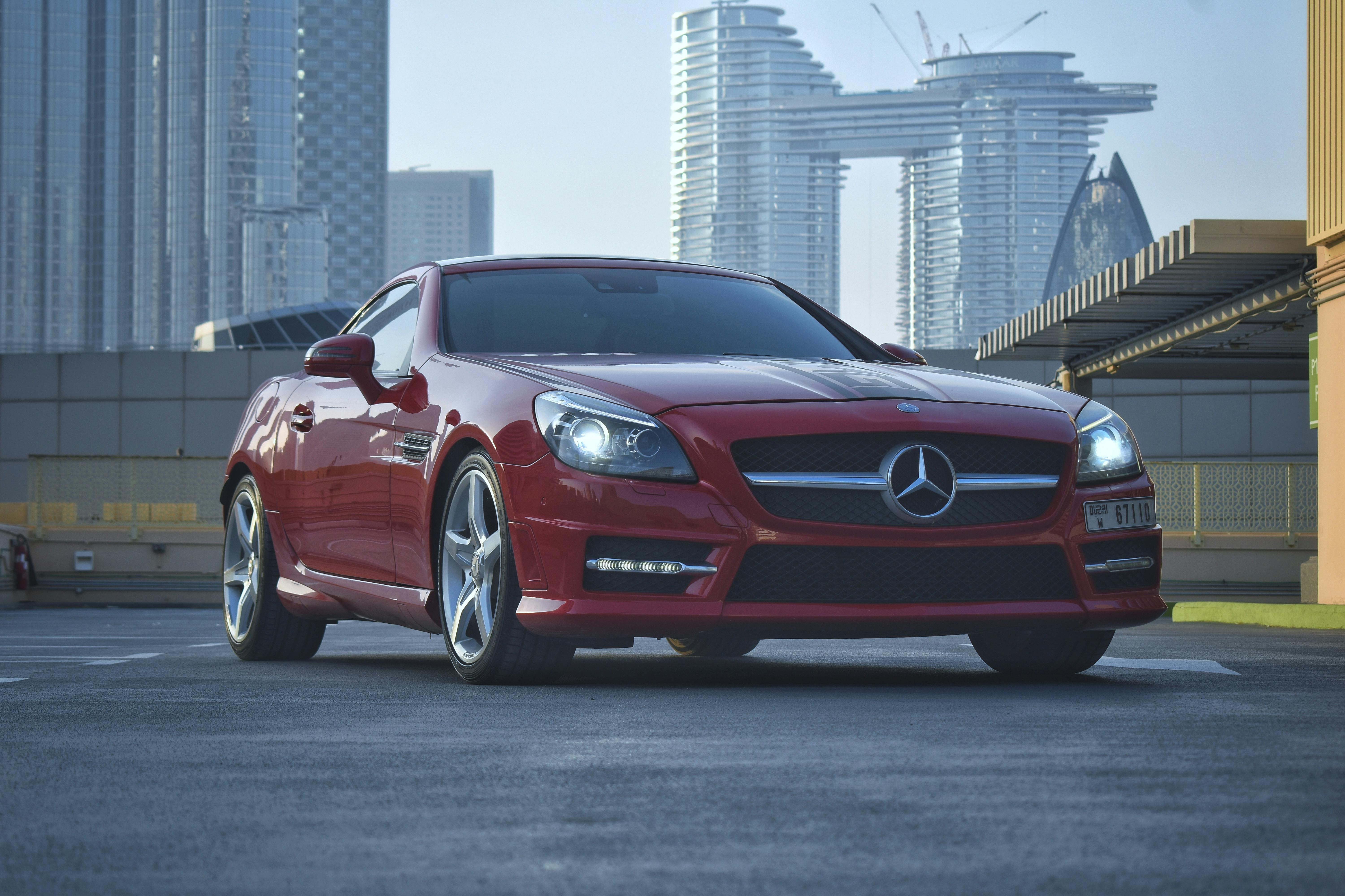 Red Luxury Mercedes-Benz · Free Stock Photo