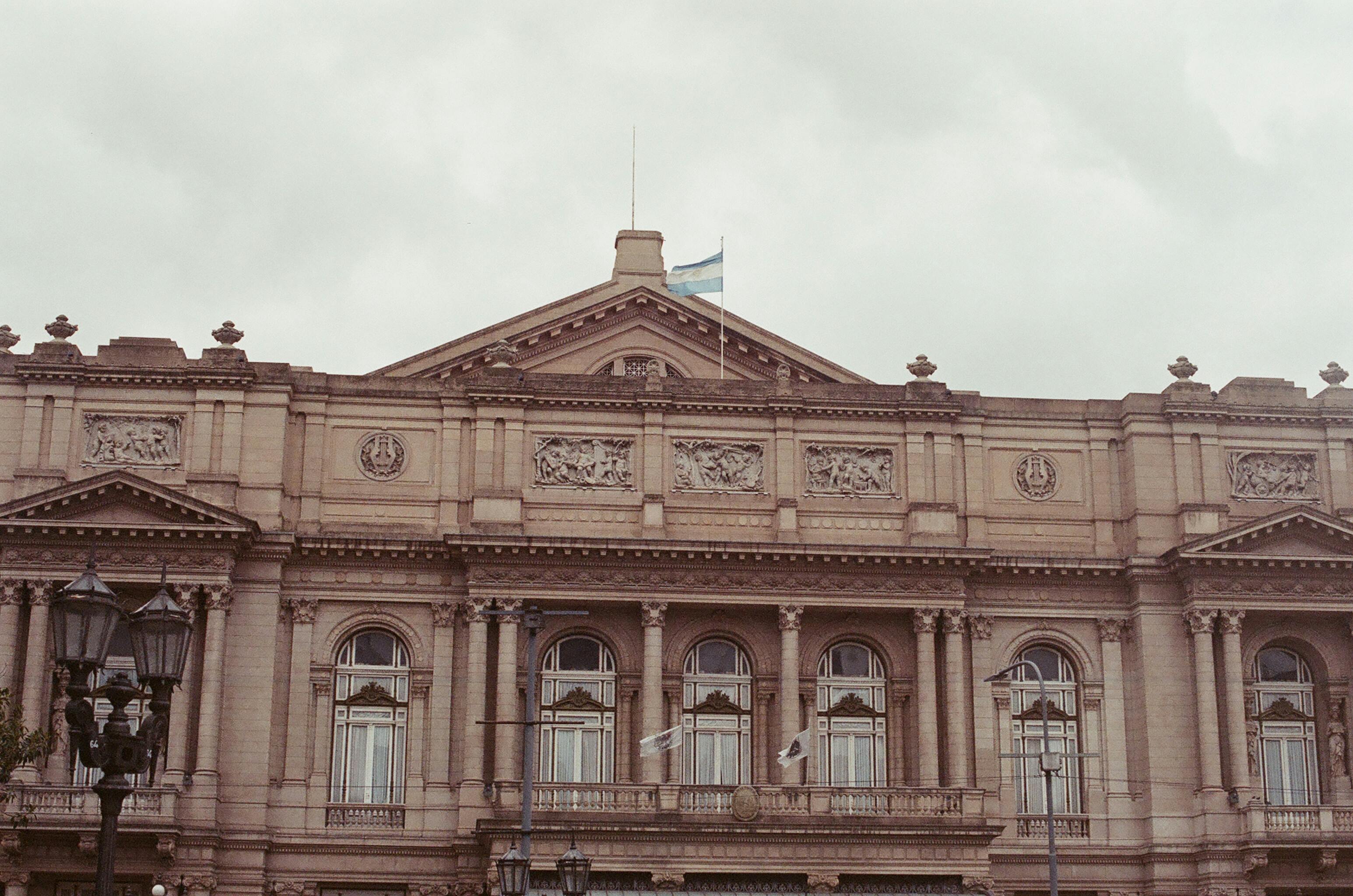Photo of a Neoclassical Building Facade · Free Stock Photo
