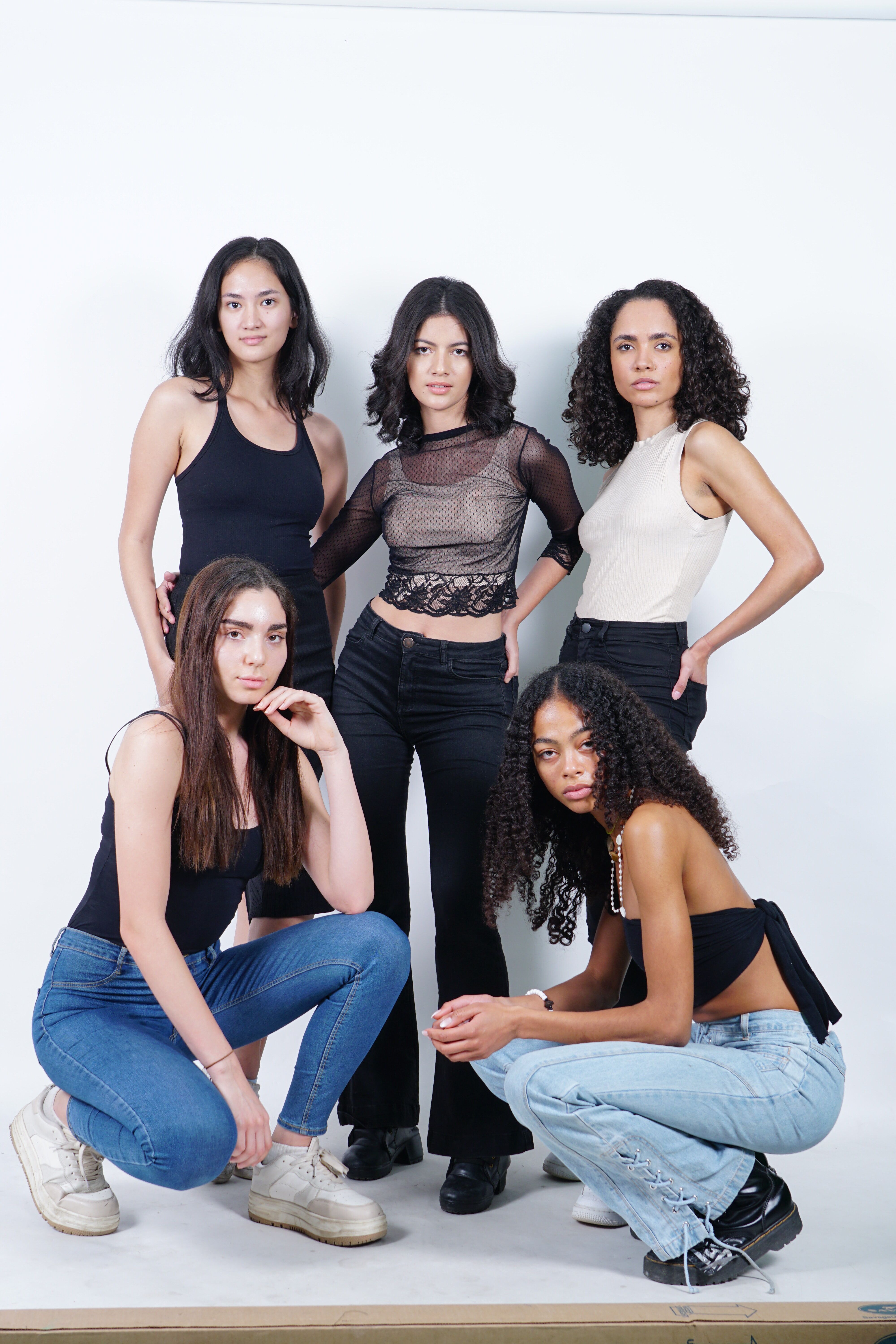 Women Posing in Studio · Free Stock Photo