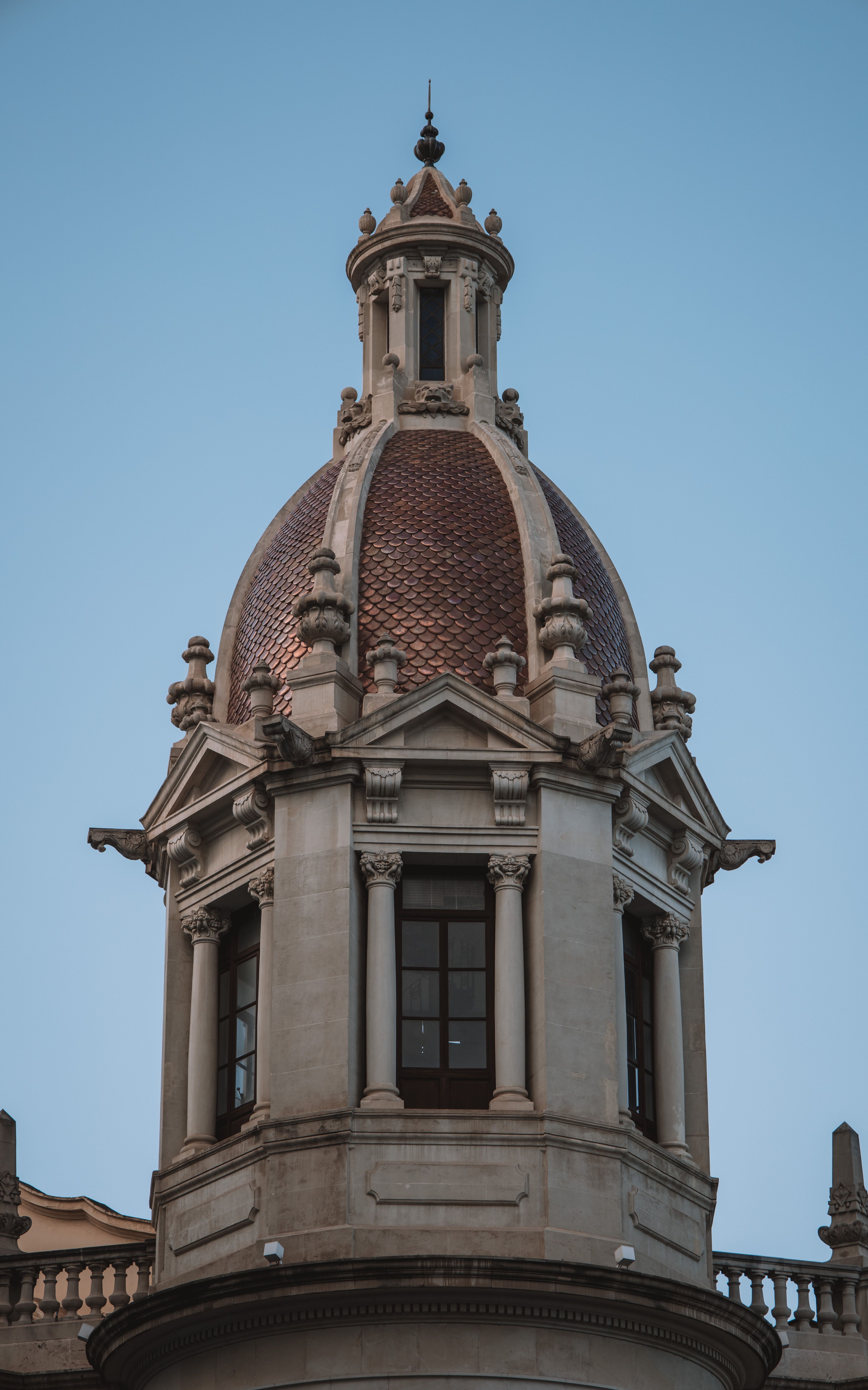 Baroque Church Tower · Free Stock Photo