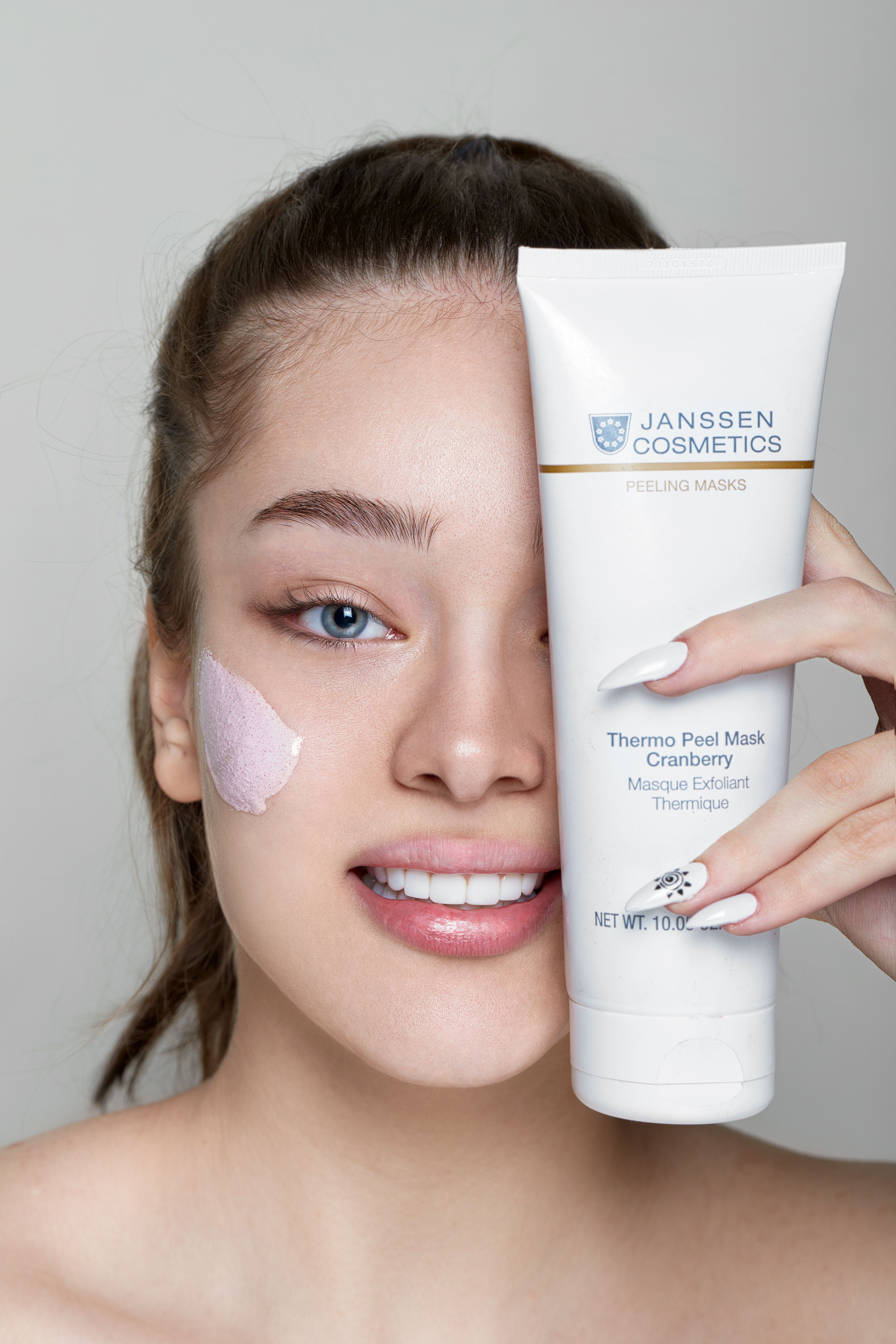 Model Posing with Peel Mask · Free Stock Photo