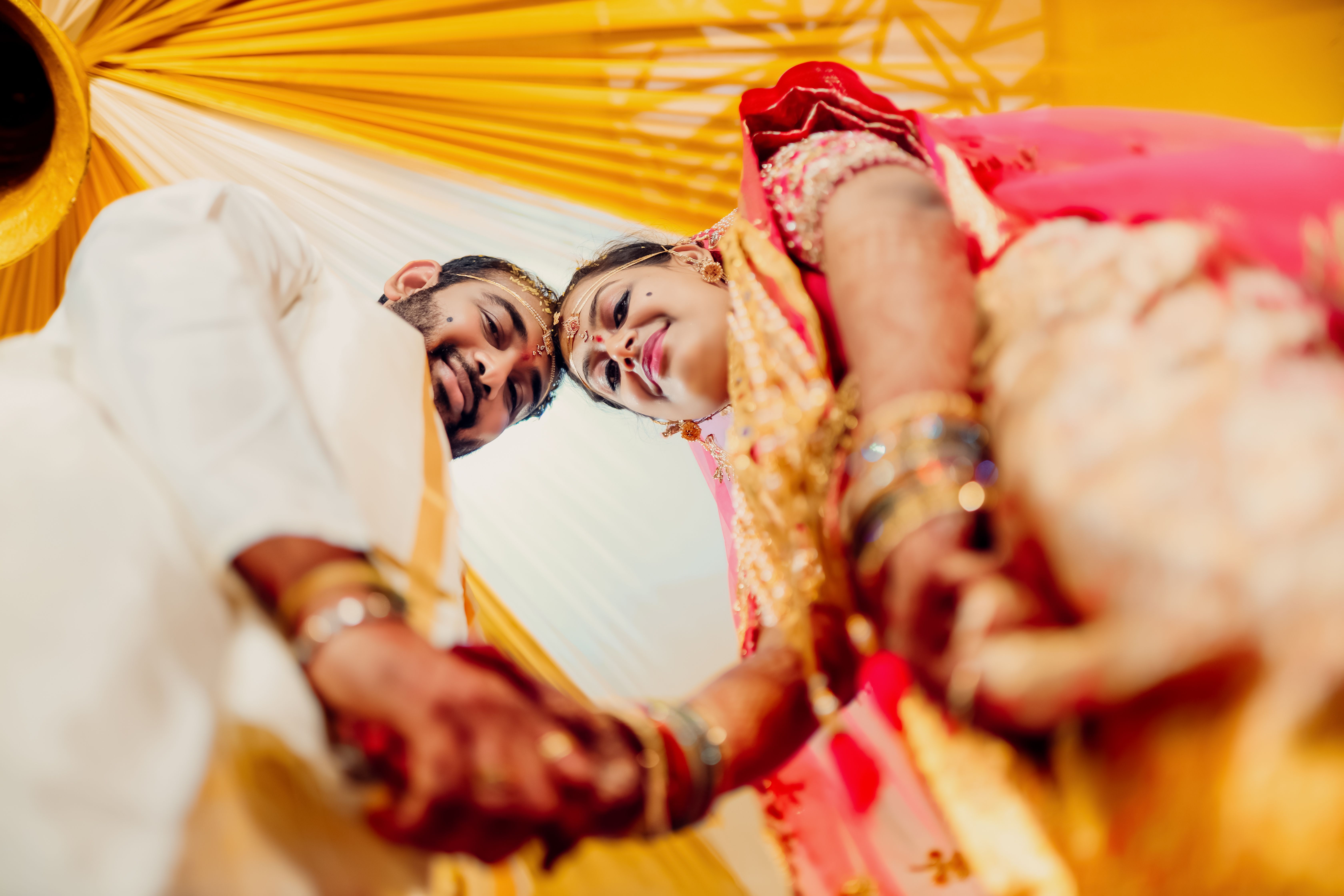 Young Couple in Traditional Wedding Clothing · Free Stock Photo