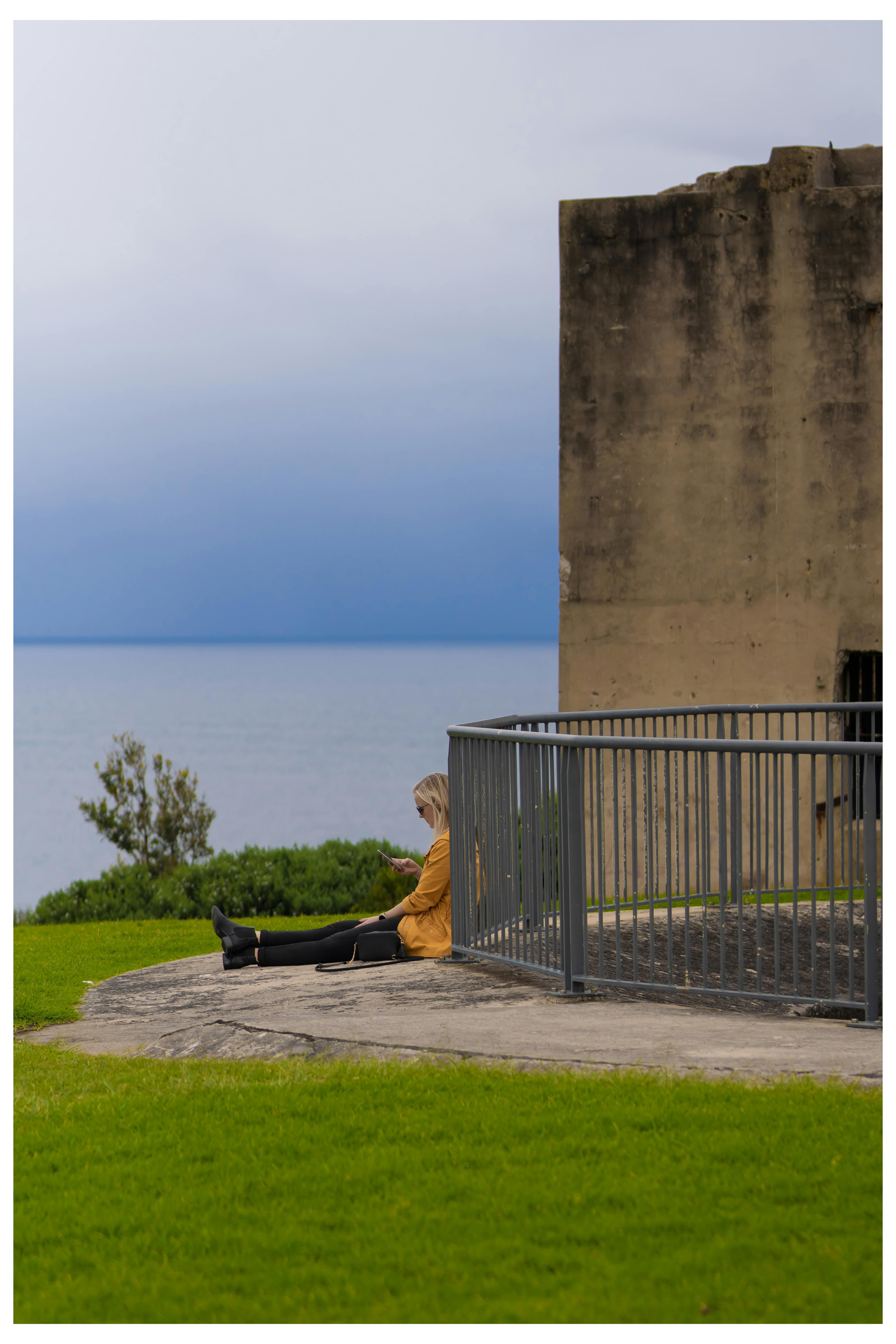 Railing on Balcony on Sea Shore · Free Stock Photo