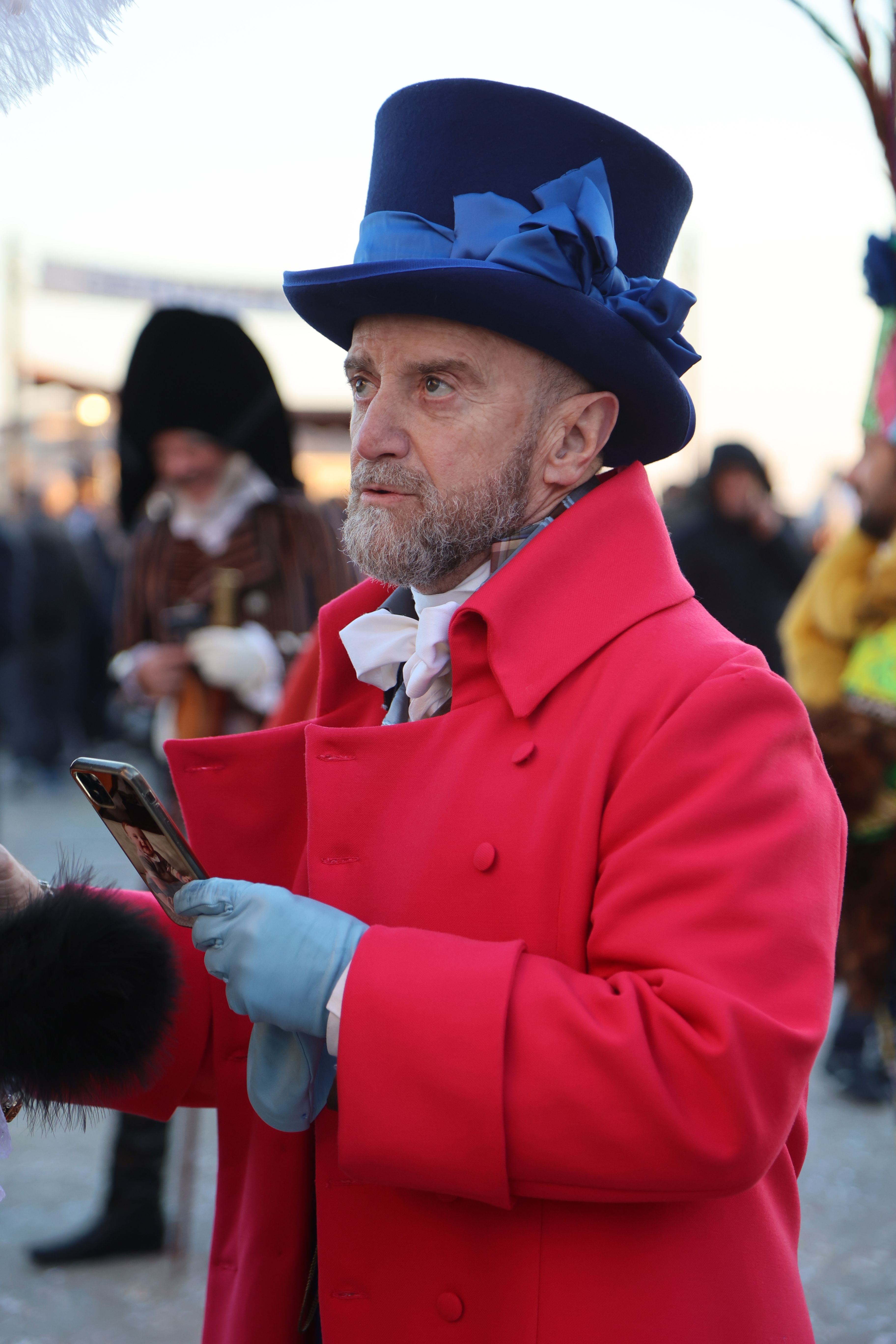 A man in a red coat and top hat · Free Stock Photo