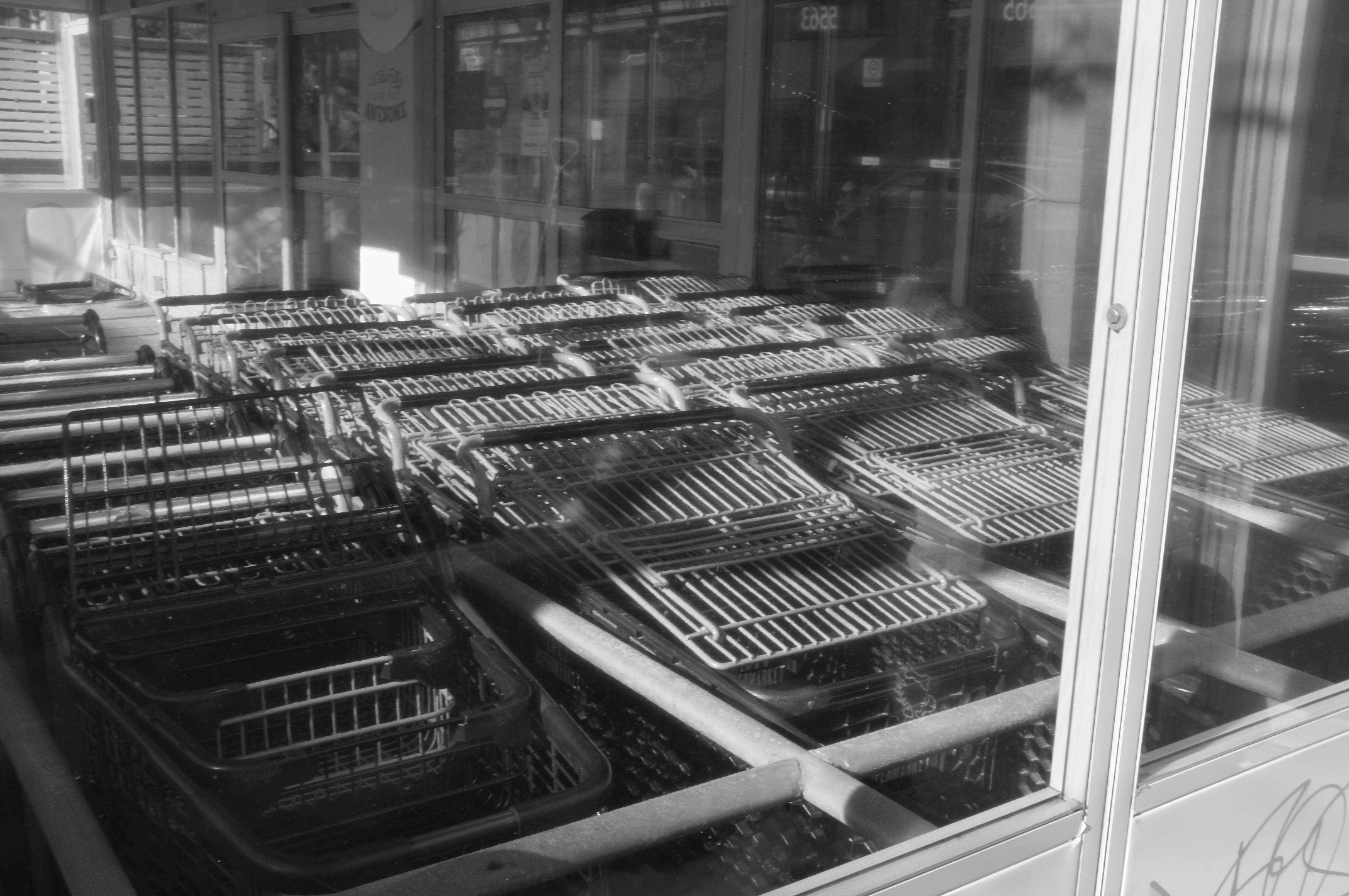 Gray Shopping Cart Inside Room · Free Stock Photo