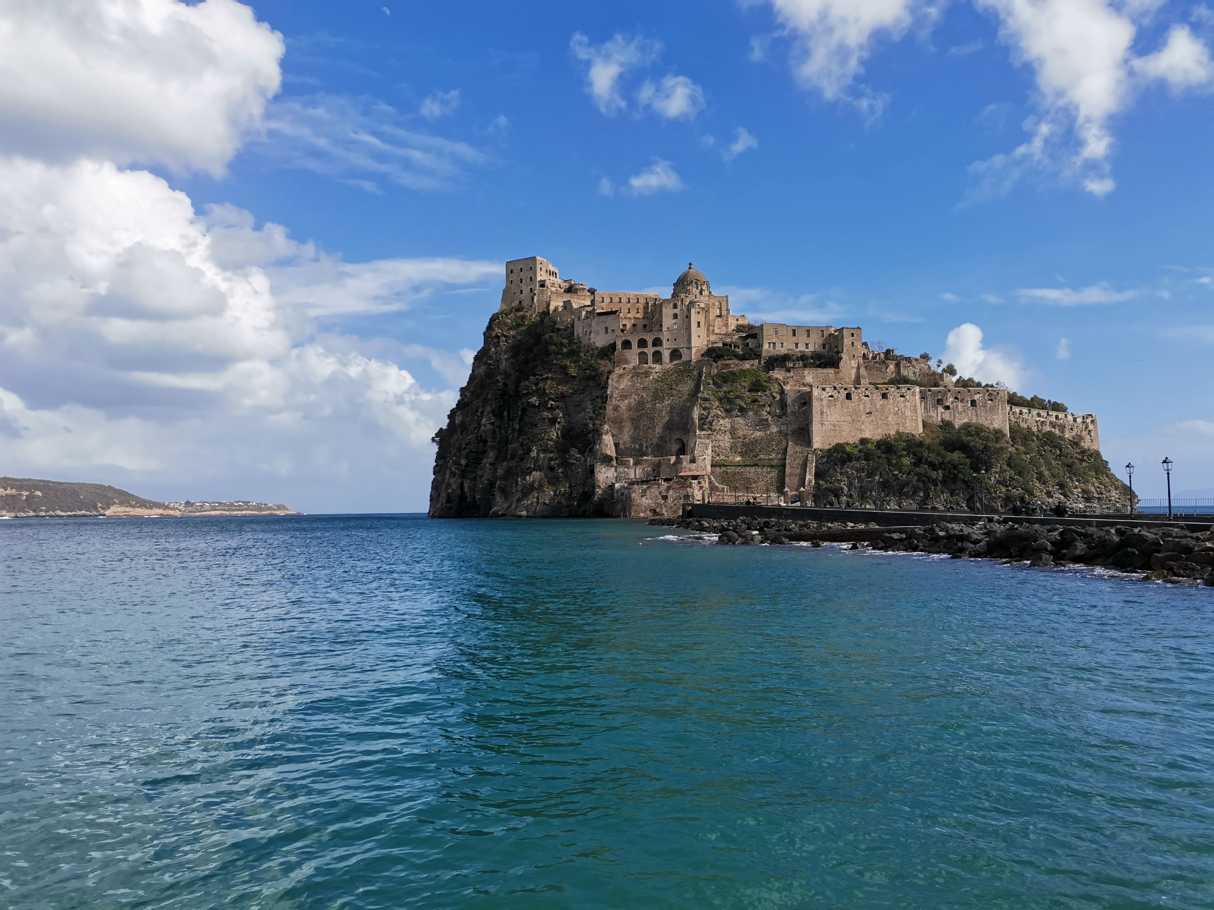Aragonese Castle, Ischia, Tyrrhenian Sea, Italy · Free Stock Photo