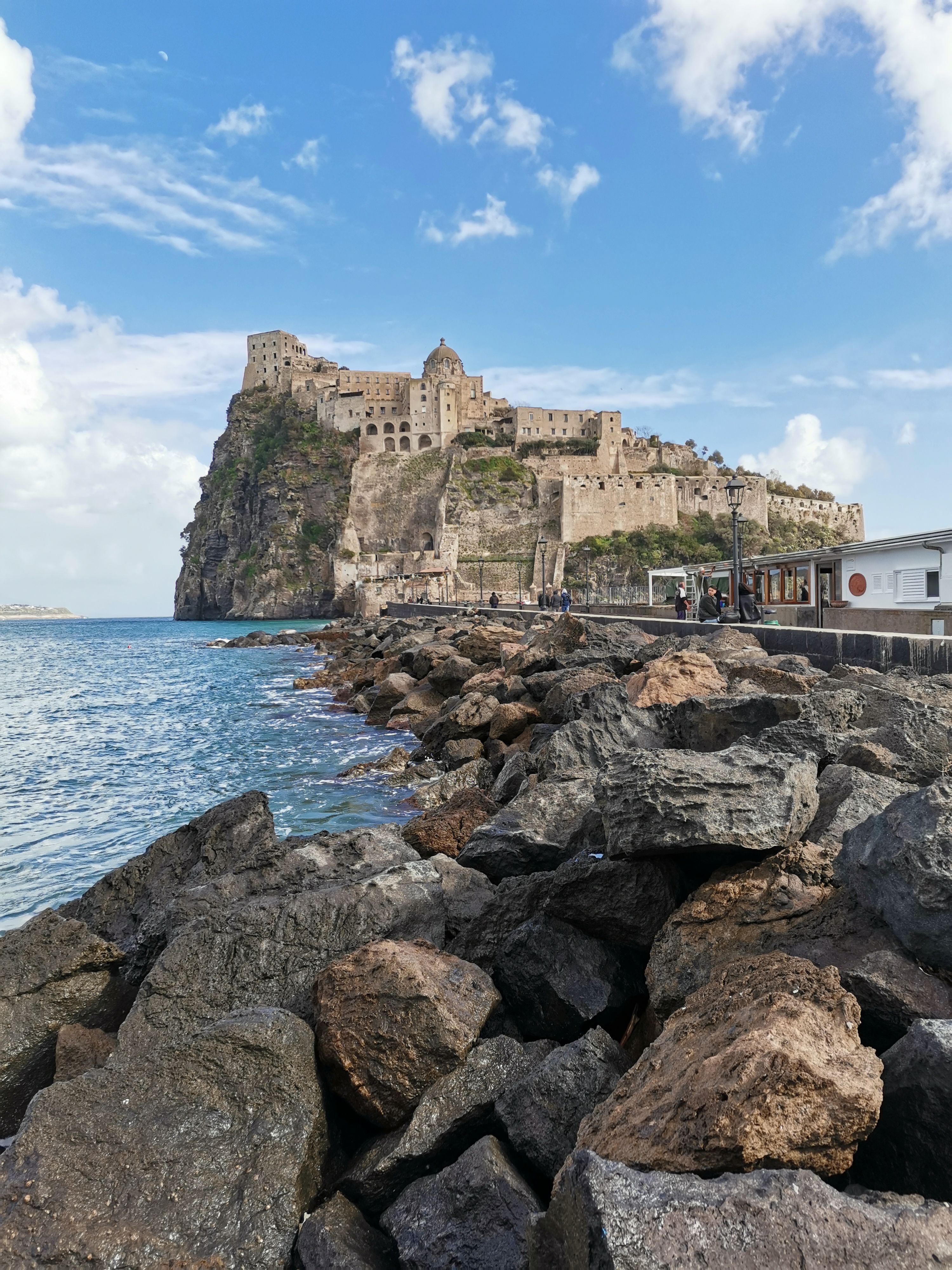 Aragonese Castle, Ischia, Tyrrhenian Sea, Italy · Free Stock Photo
