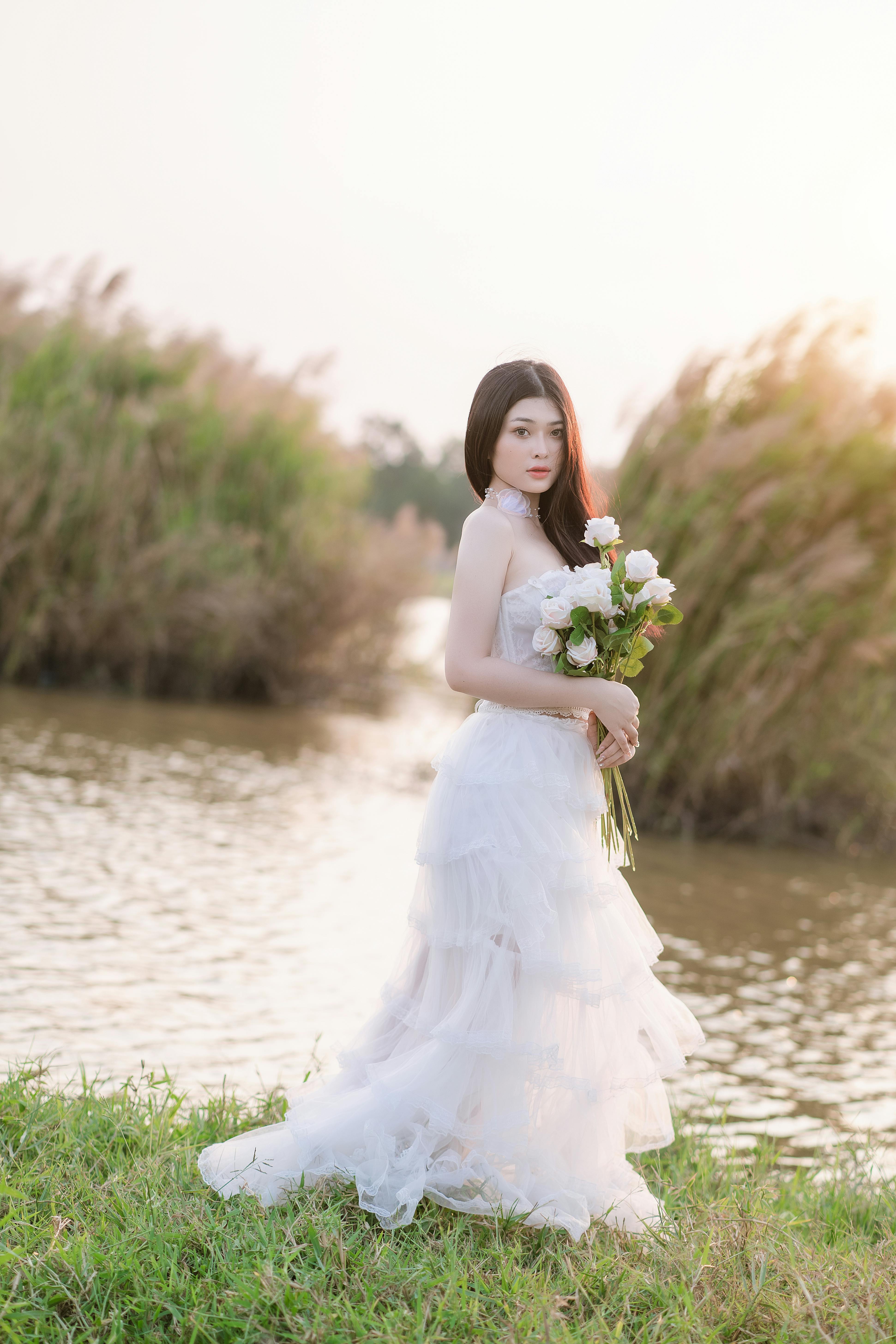Portrait of Beautiful Bride · Free Stock Photo