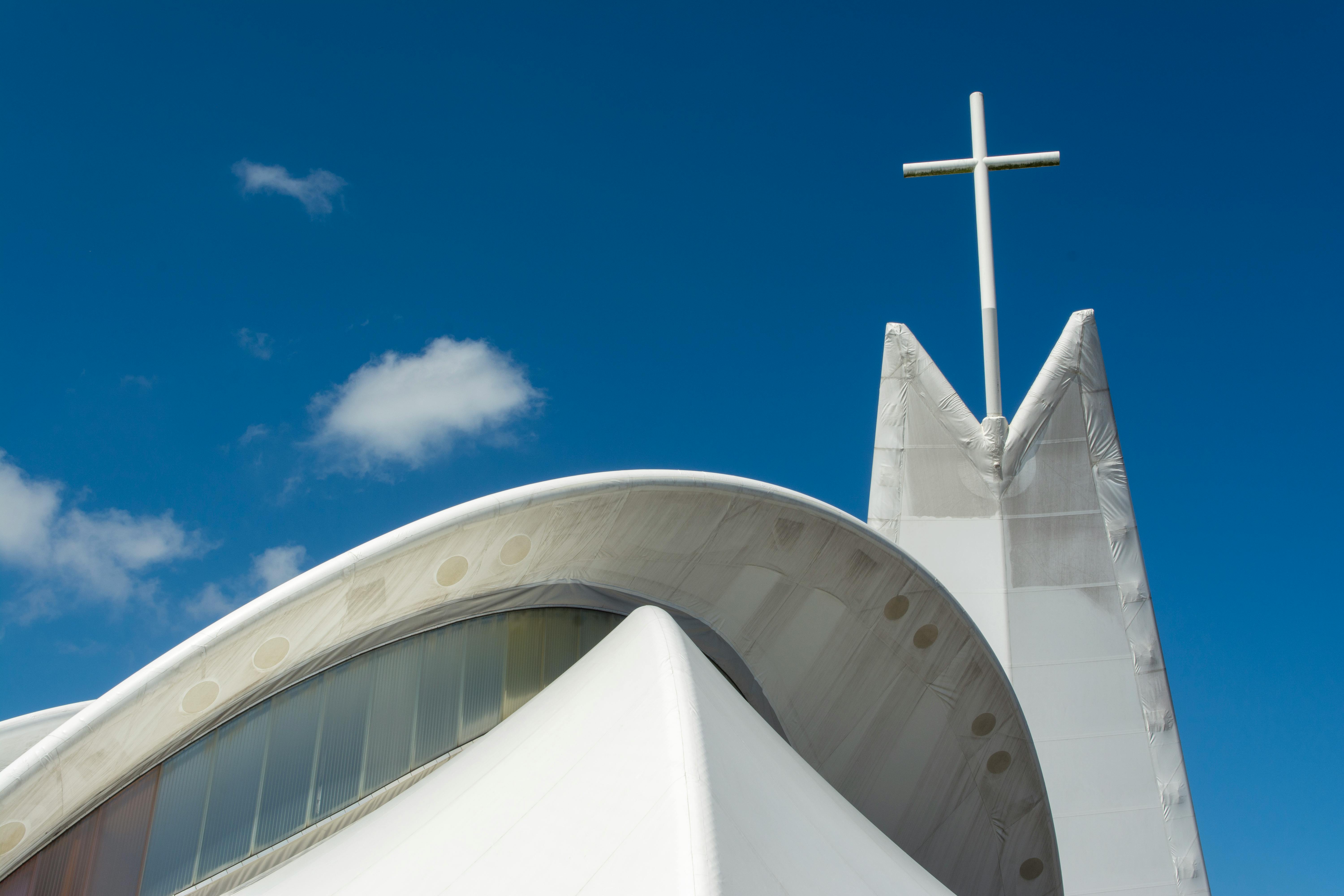 Gray Scale Photo of Church · Free Stock Photo