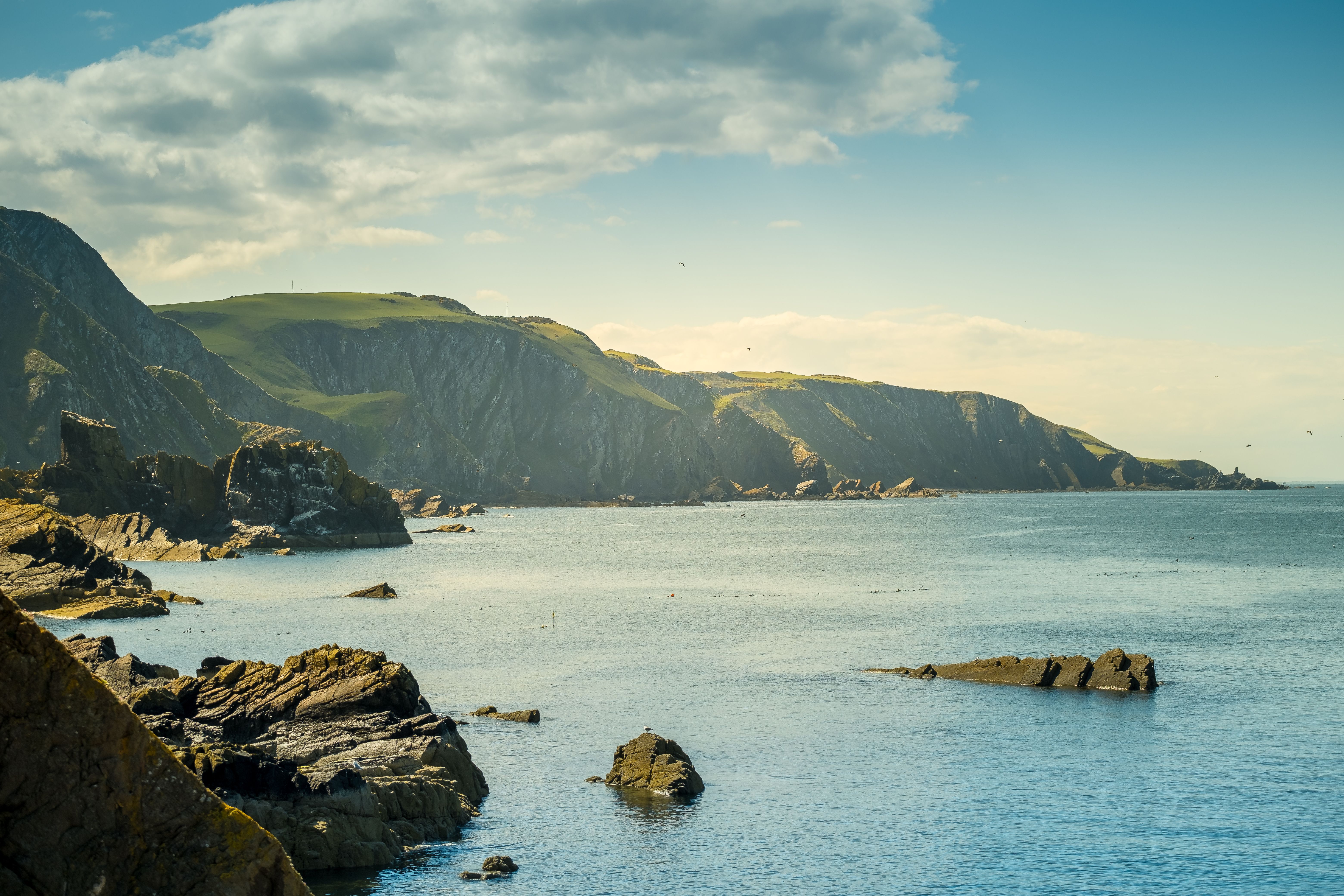 A Rocky Coast with Cliffs · Free Stock Photo