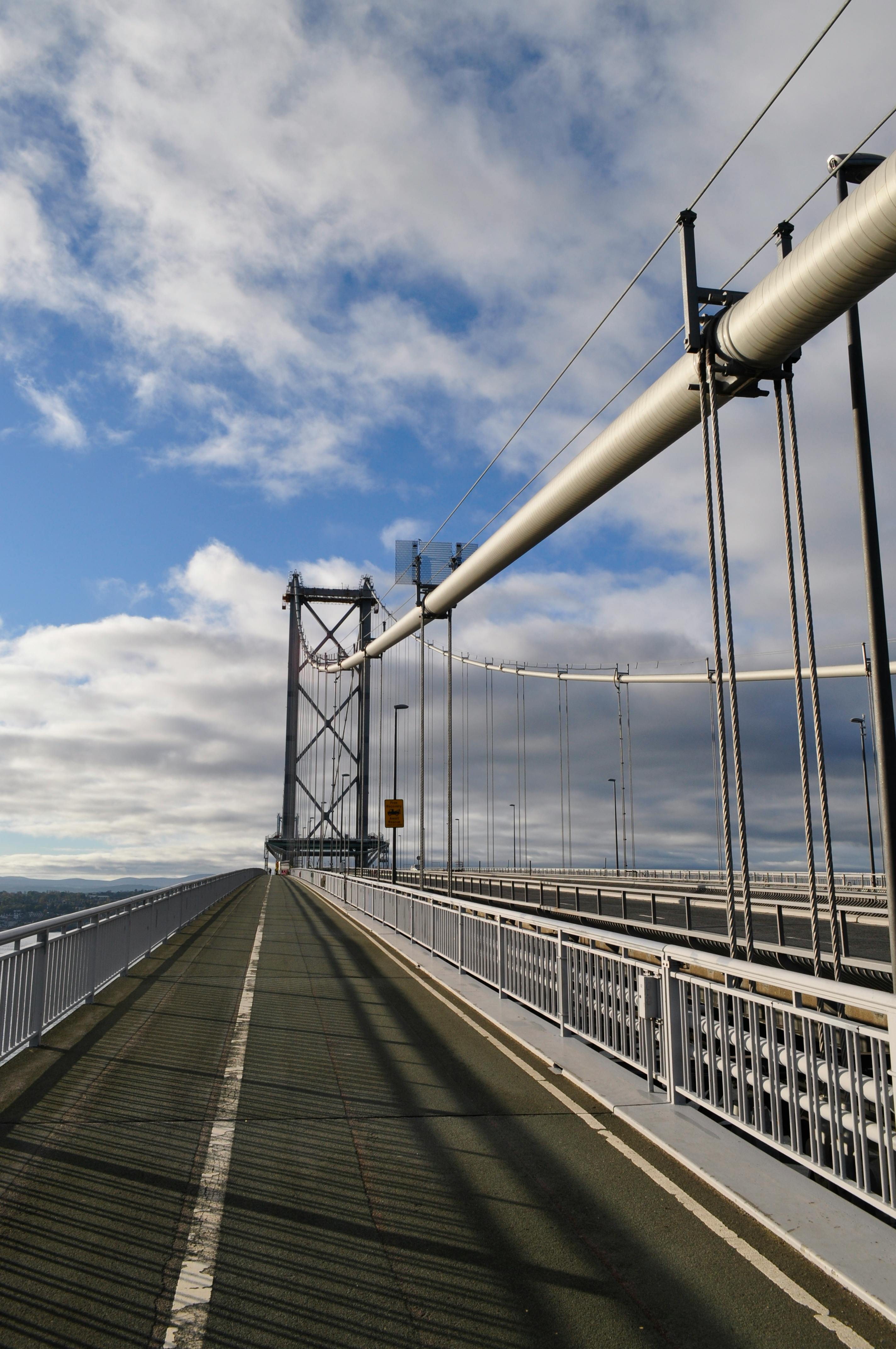 Photo of an Empty Suspension Bridge · Free Stock Photo