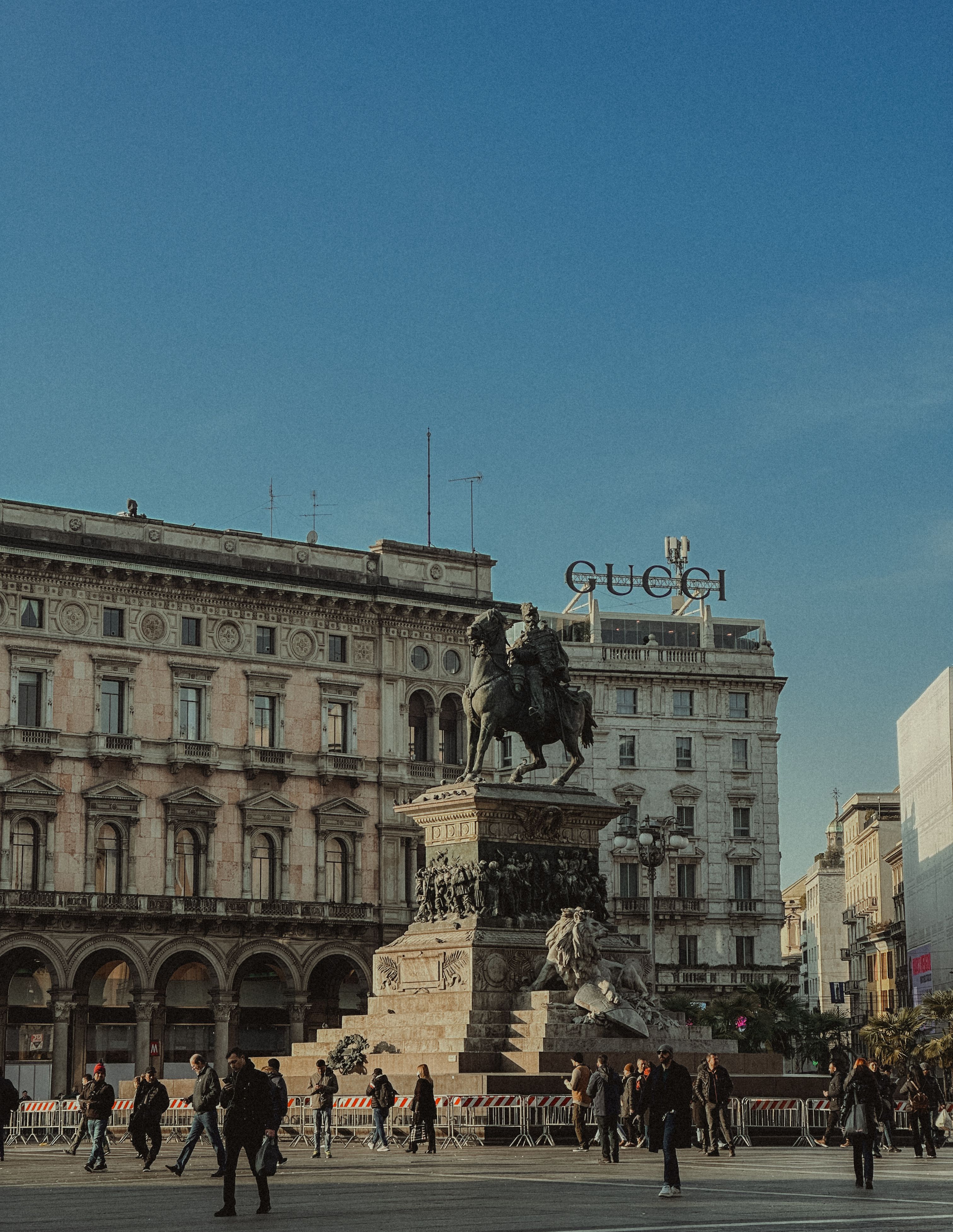 Statue of King Victor Emmanuel II in Milan · Free Stock Photo