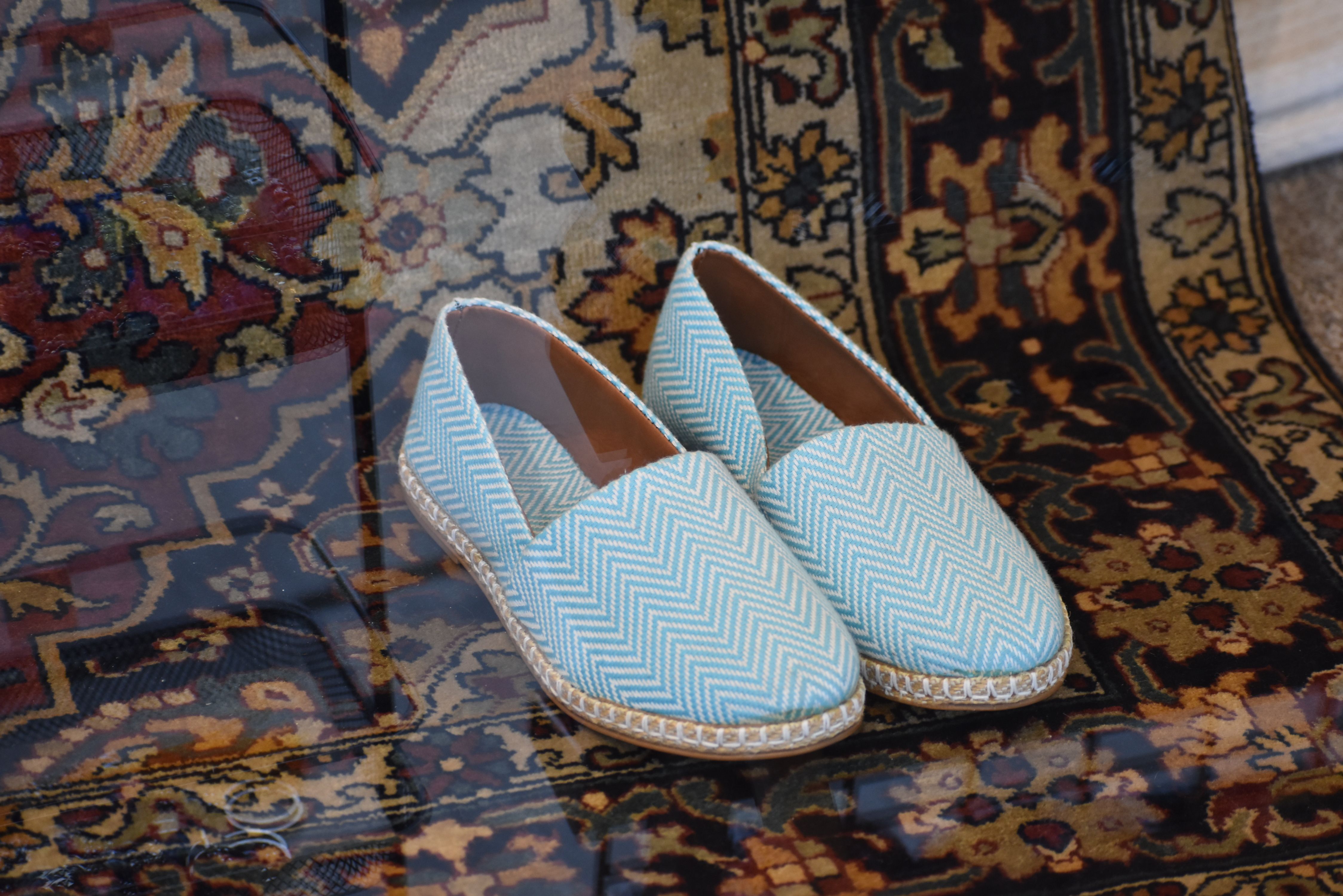 Photo of a Pair of Shoes on an Oriental Carpet · Free Stock Photo