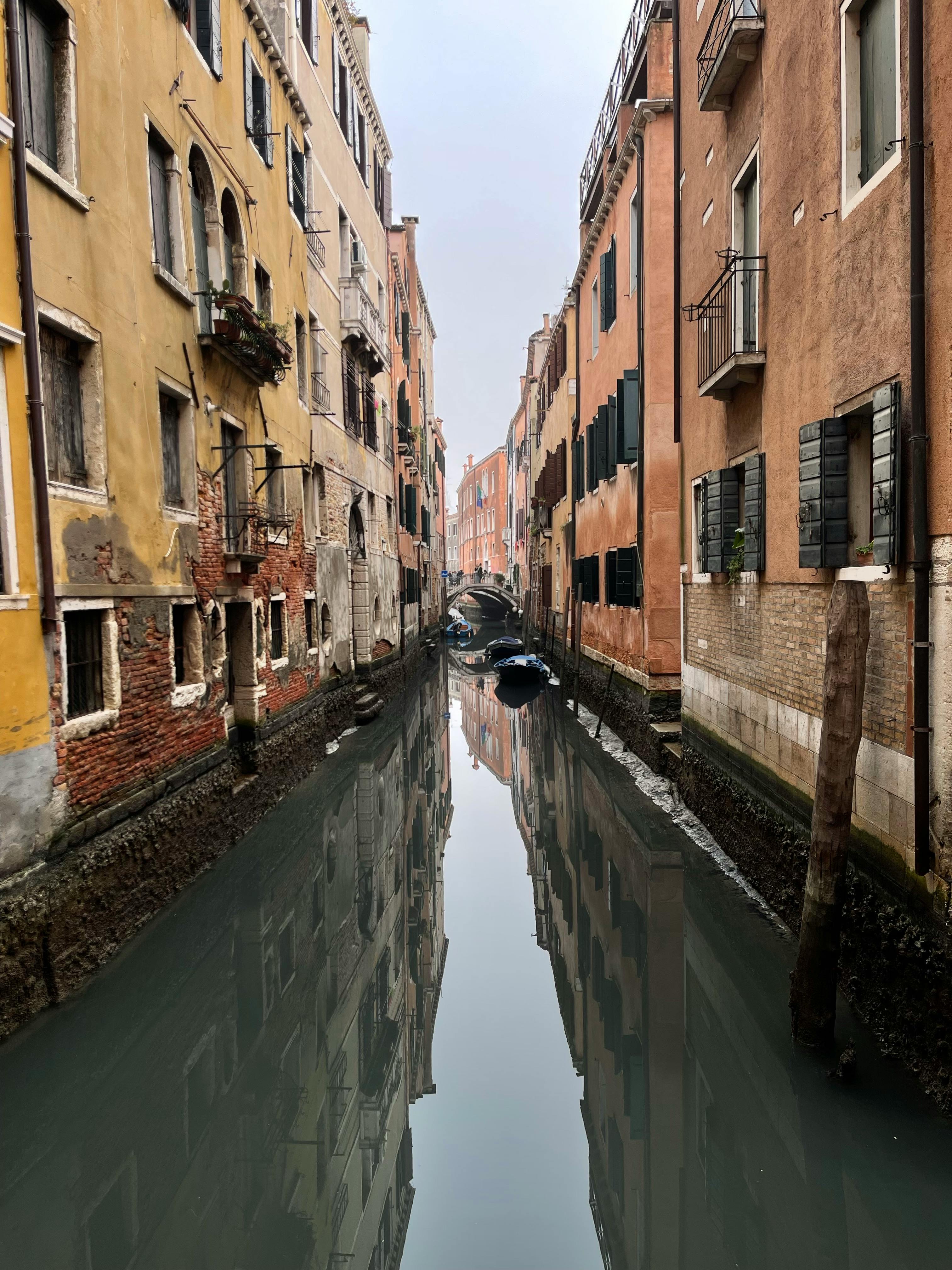 Water Canal Between Buildings · Free Stock Photo