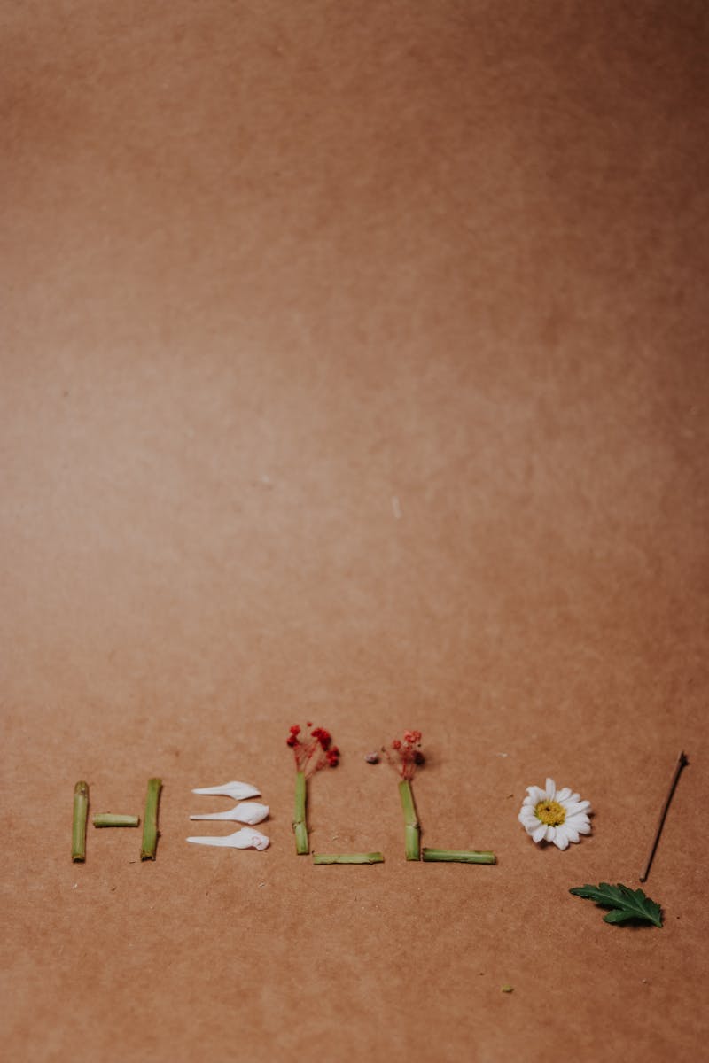 Hello With Flowers Photos, Download The BEST Free Hello With Flowers ...