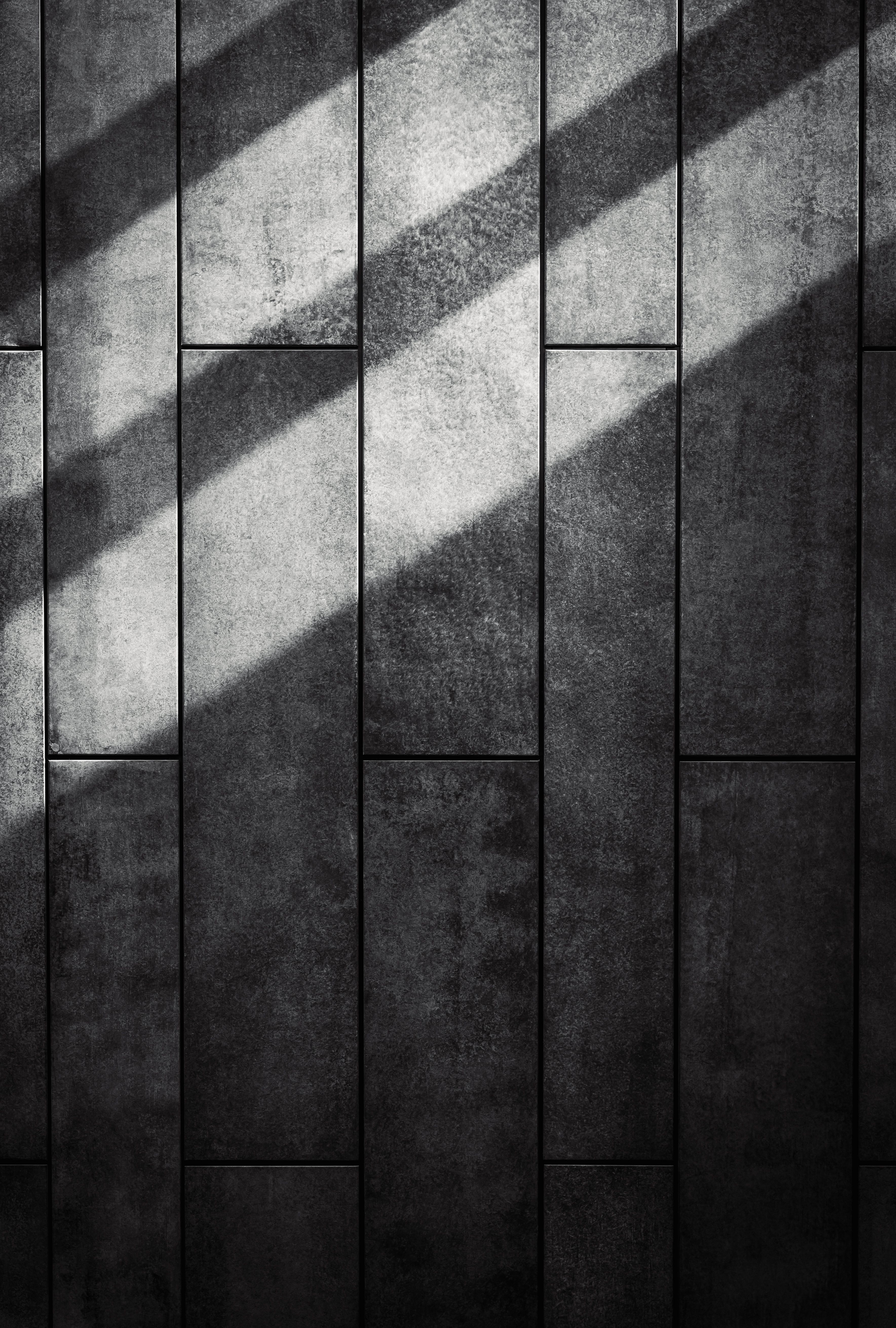 Shadows on a Metal Wall · Free Stock Photo