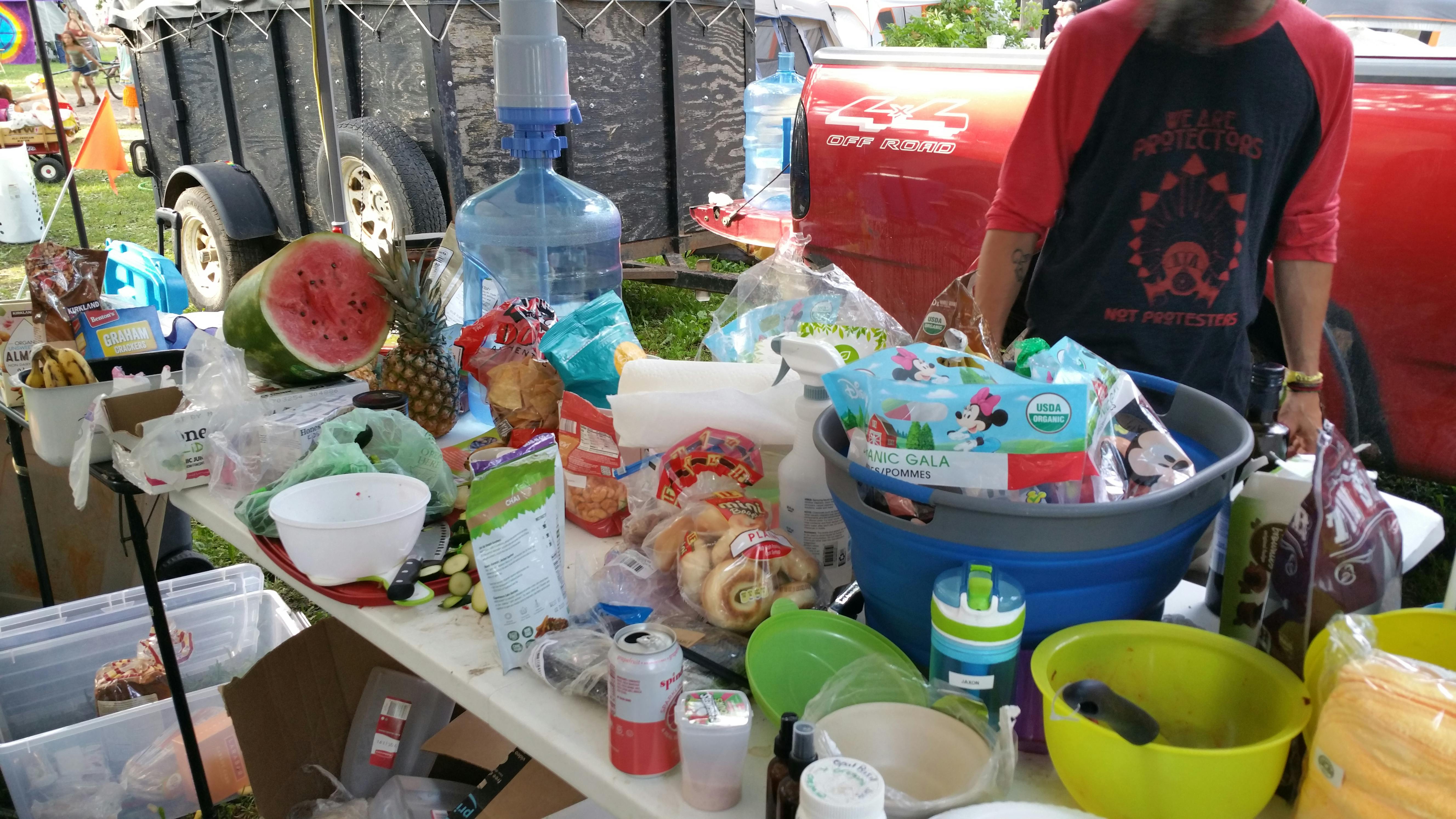 Free stock photo of camping, messy table, party debris - Stock Image ...