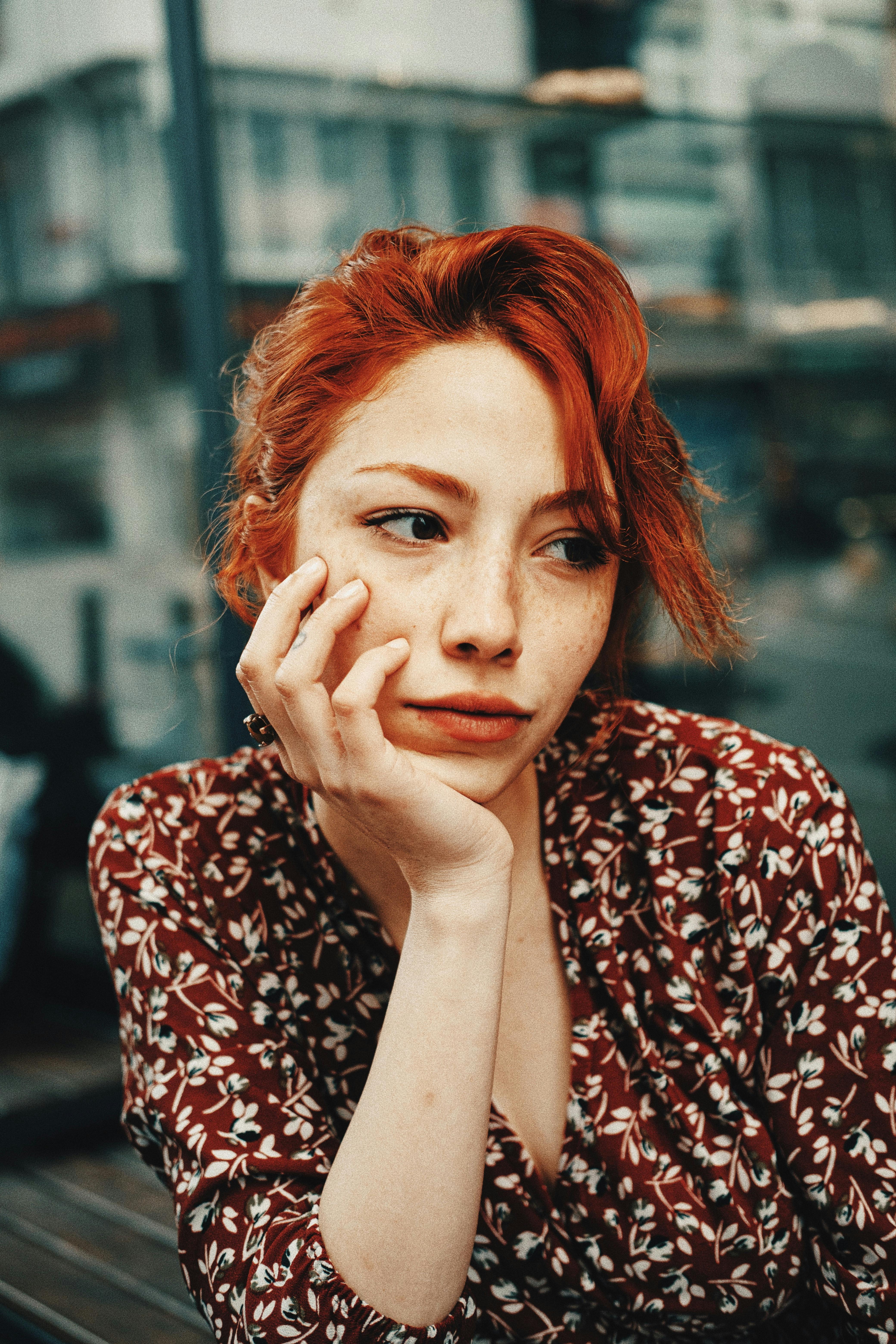 Portrait of a Young Redhead Girl · Free Stock Photo