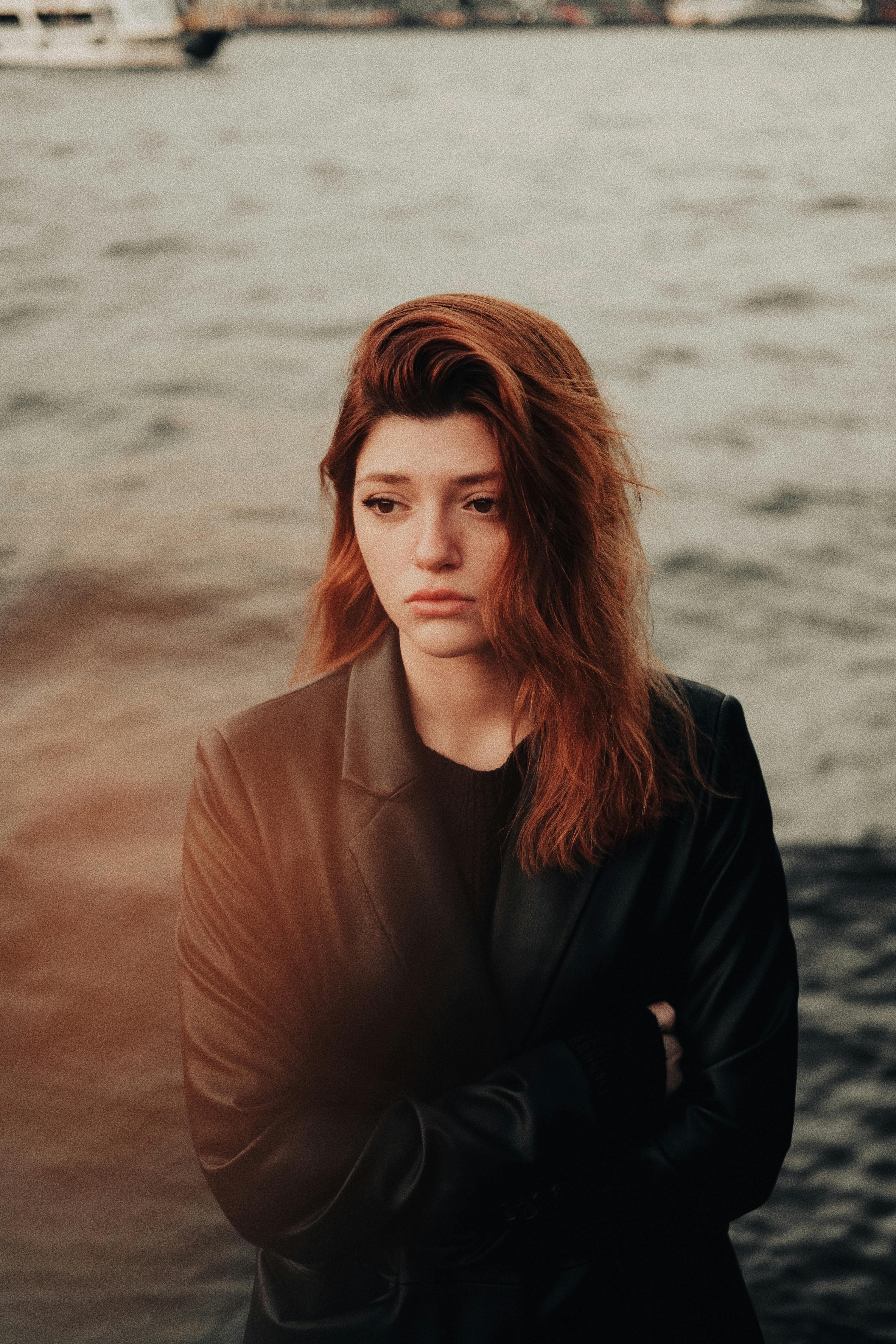 Redhead Sad Woman · Free Stock Photo