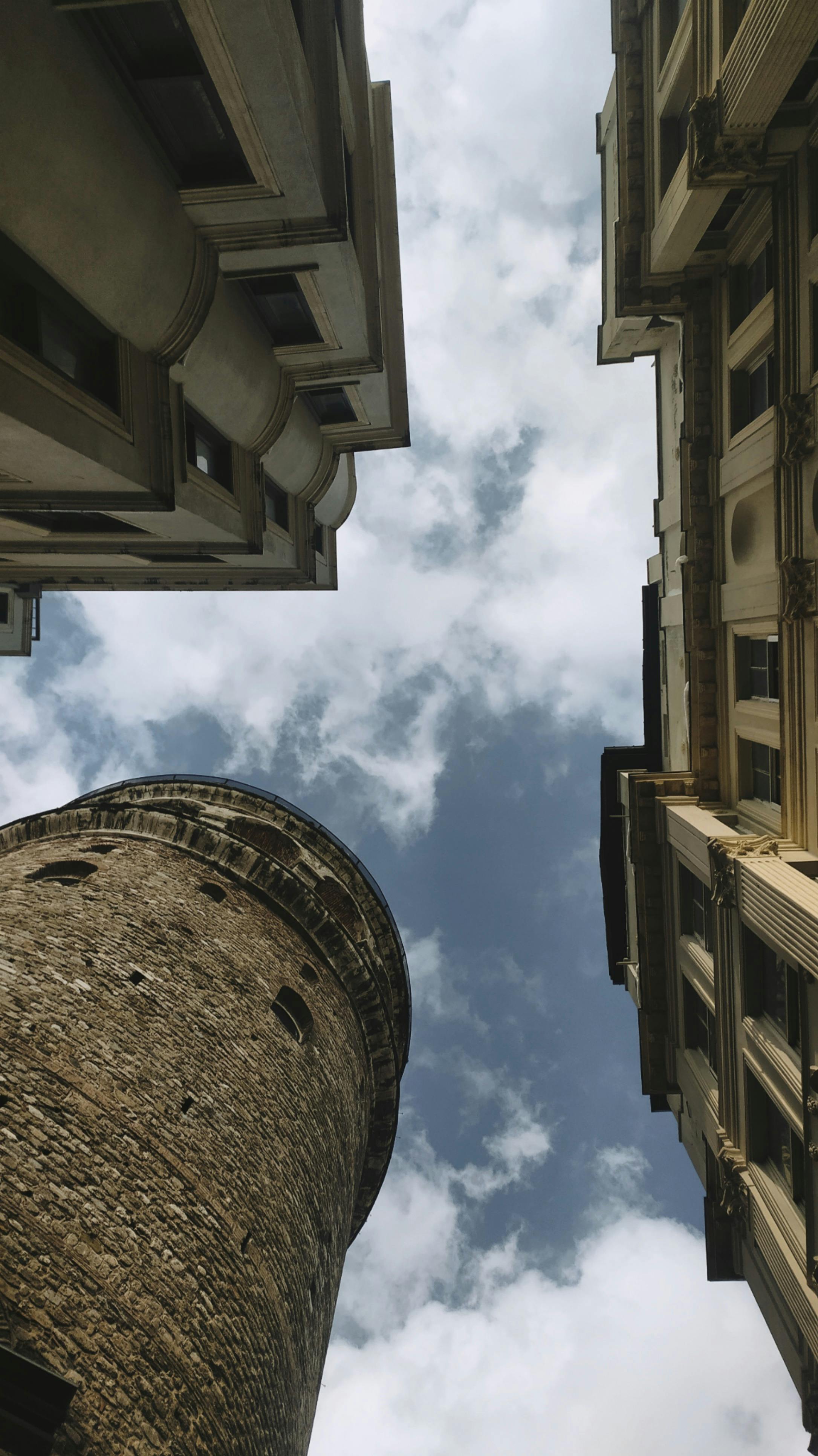 Low-angle Photograph of Concrete Tower · Free Stock Photo