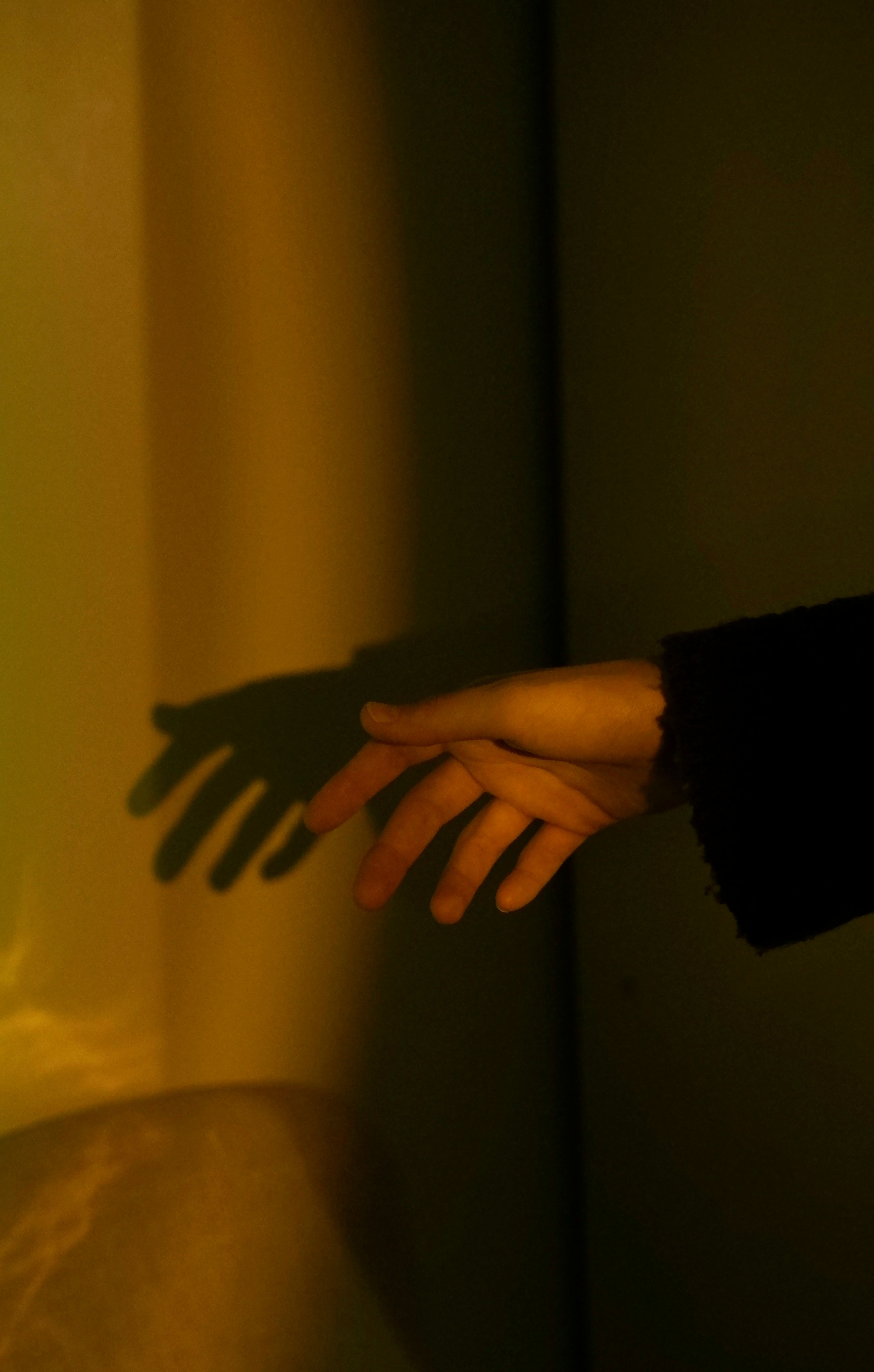 Artistic Photo of a Hand Casting a Shadow · Free Stock Photo