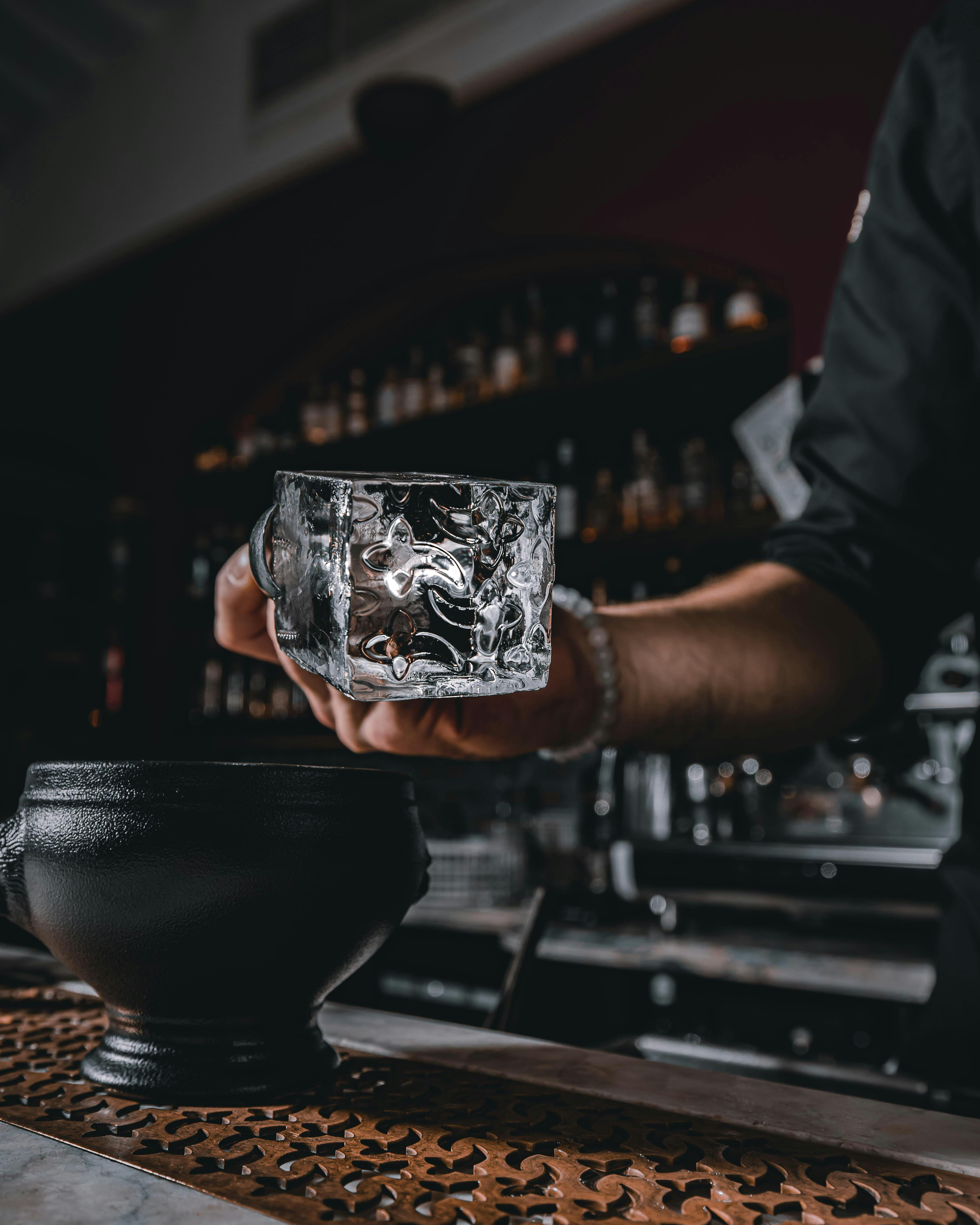 Bartender behind Counter · Free Stock Photo