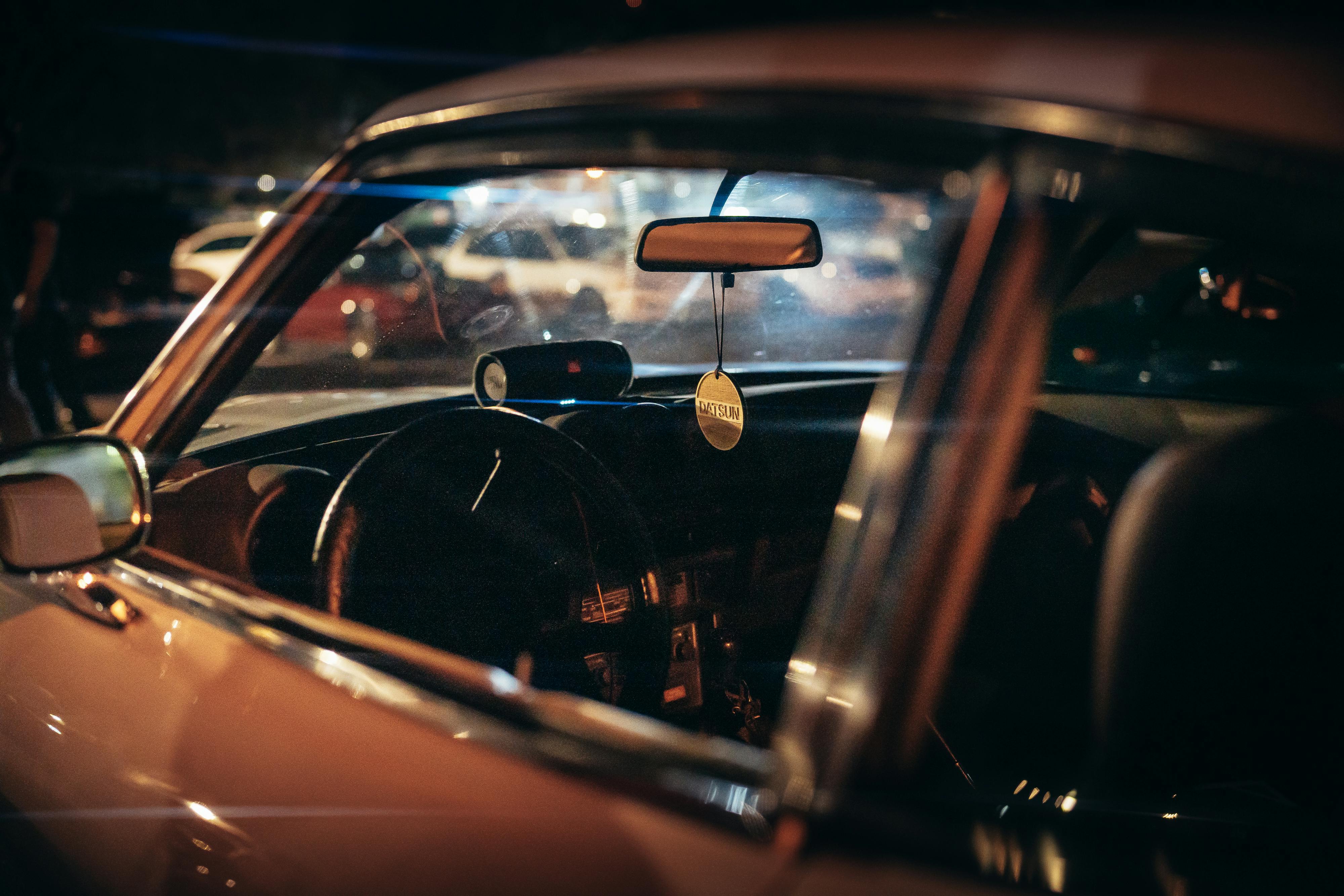 Retro Car on Night Street · Free Stock Photo