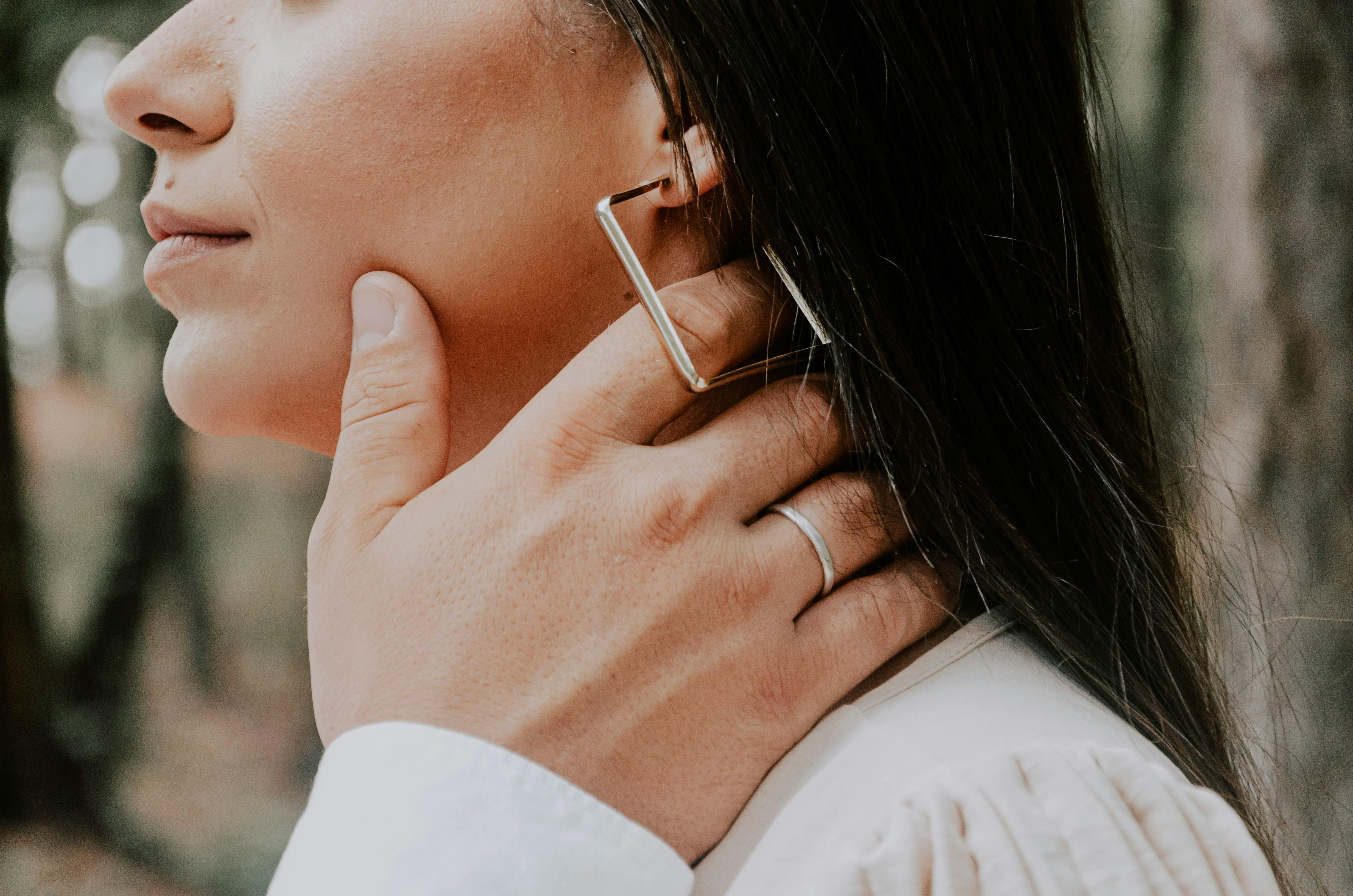 Close-up of Man Hand Hugging Woman · Free Stock Photo