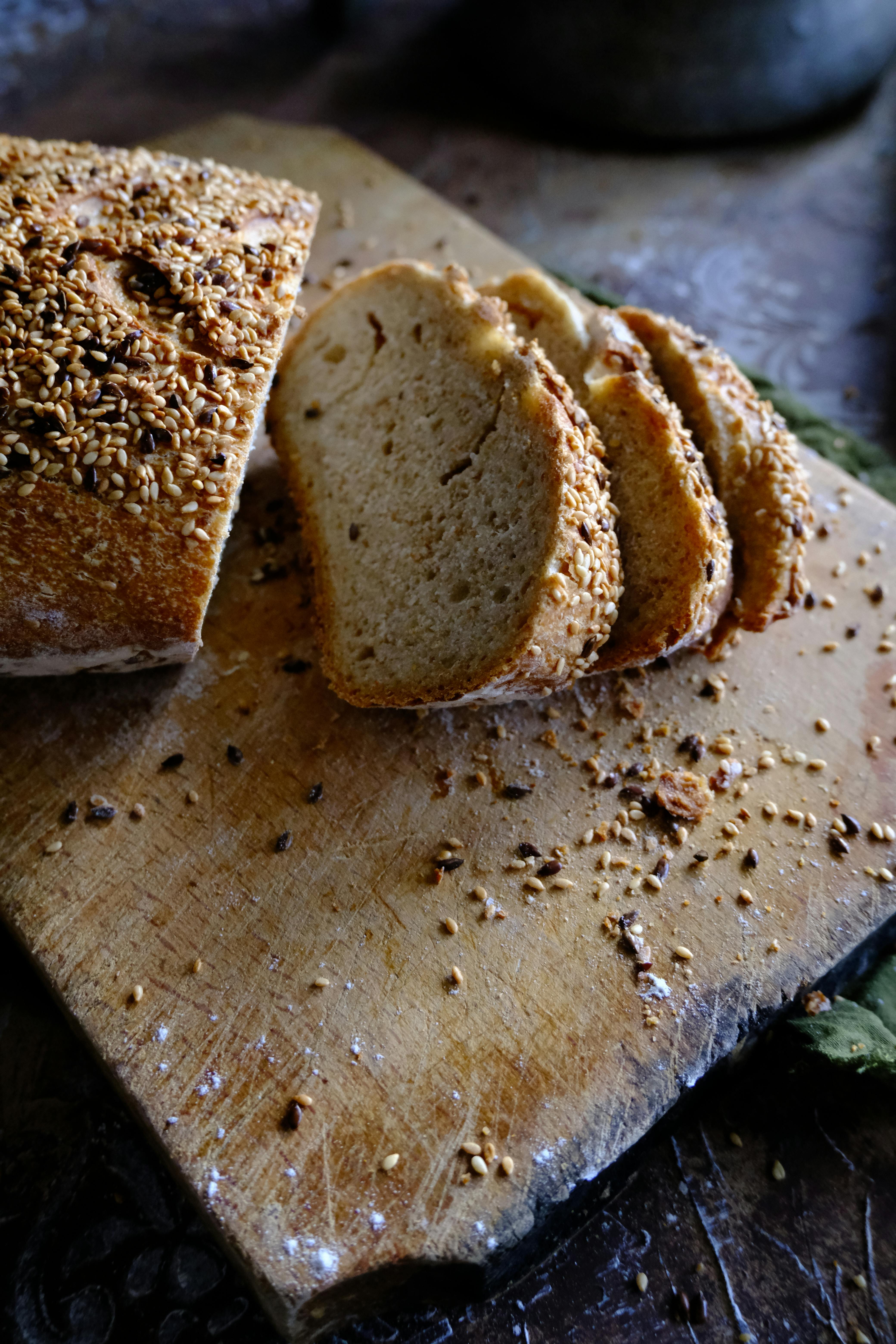 Close up of Bread on Tray · Free Stock Photo