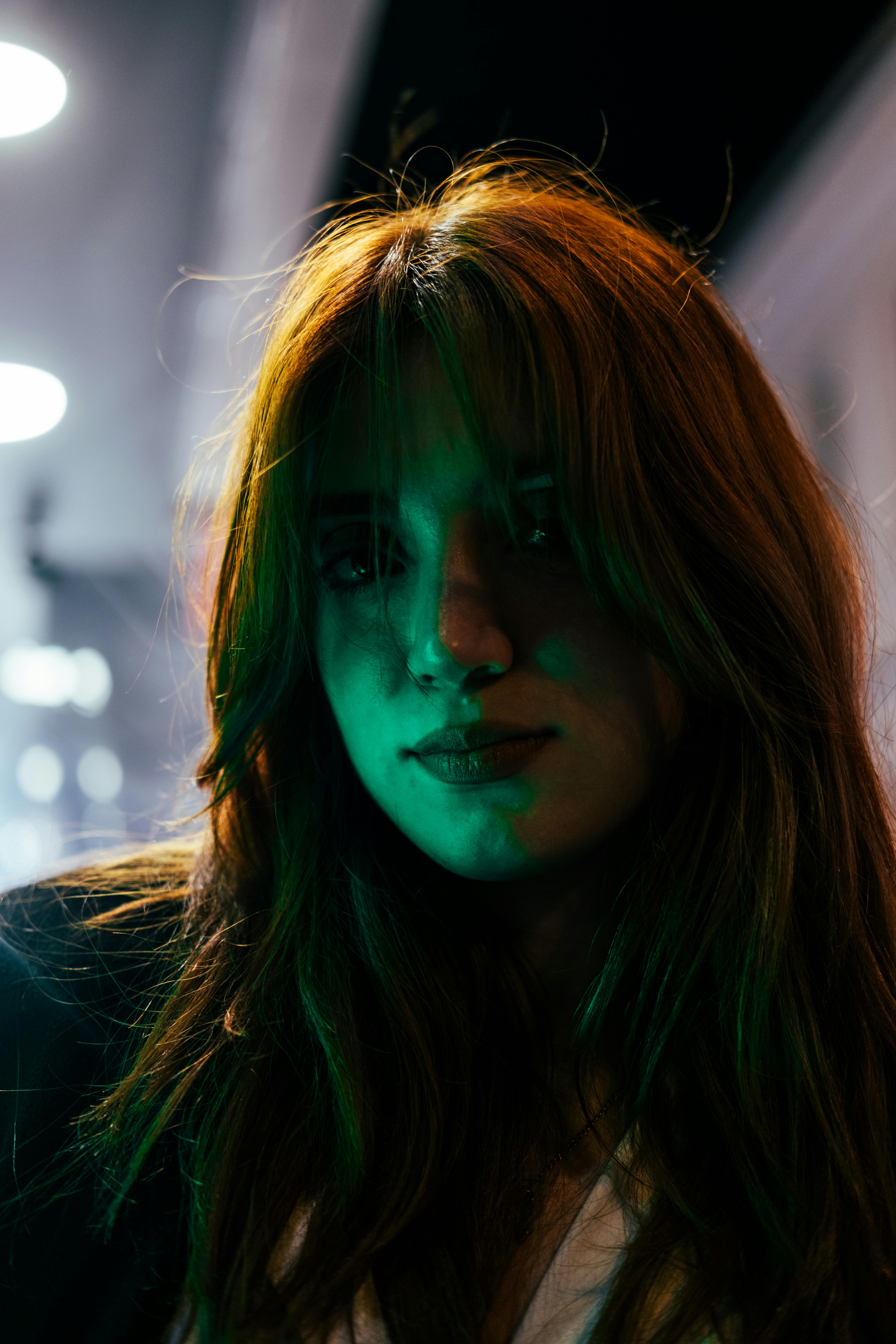 Light on Woman Face · Free Stock Photo