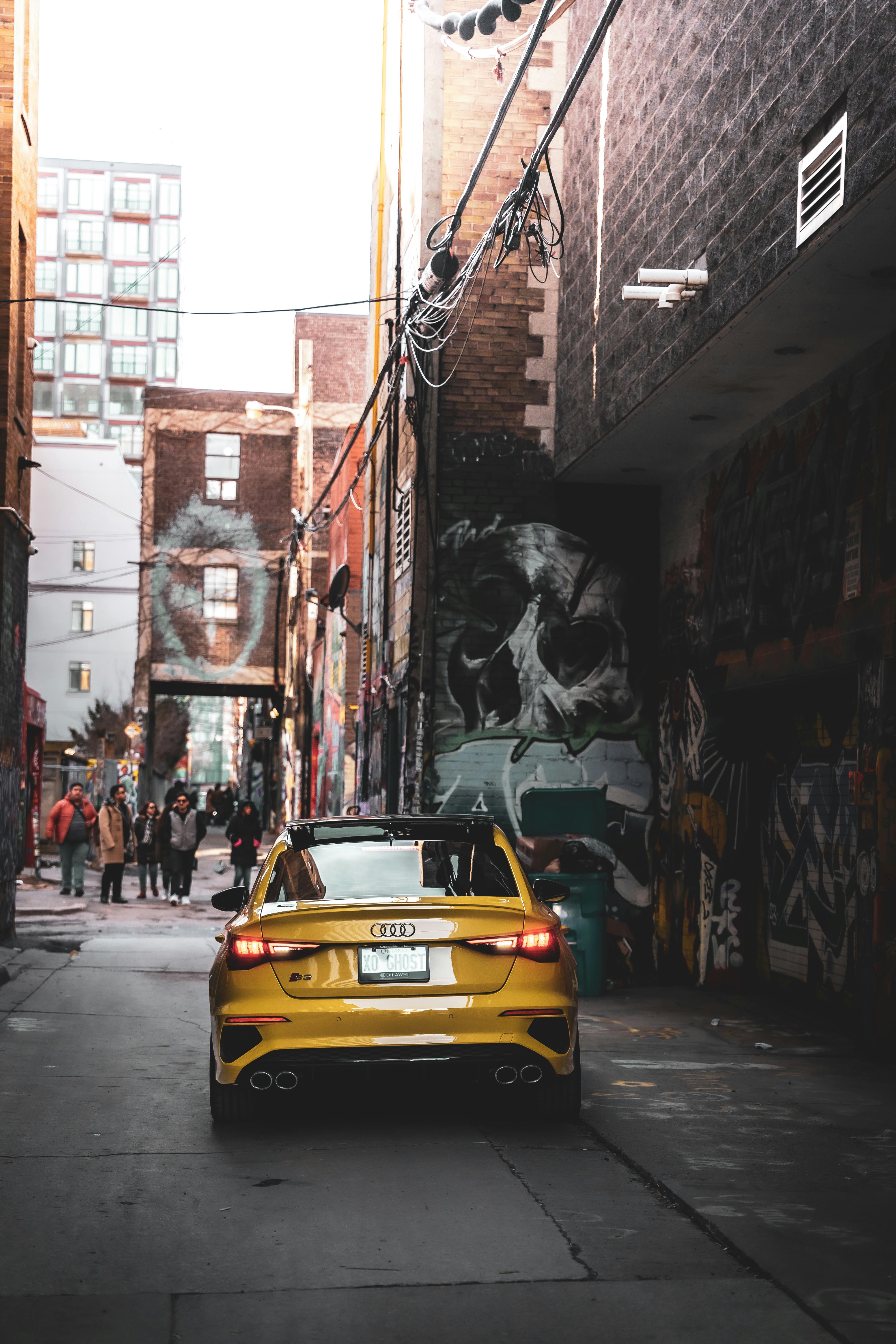 Back View of Silver Honda Civic · Free Stock Photo