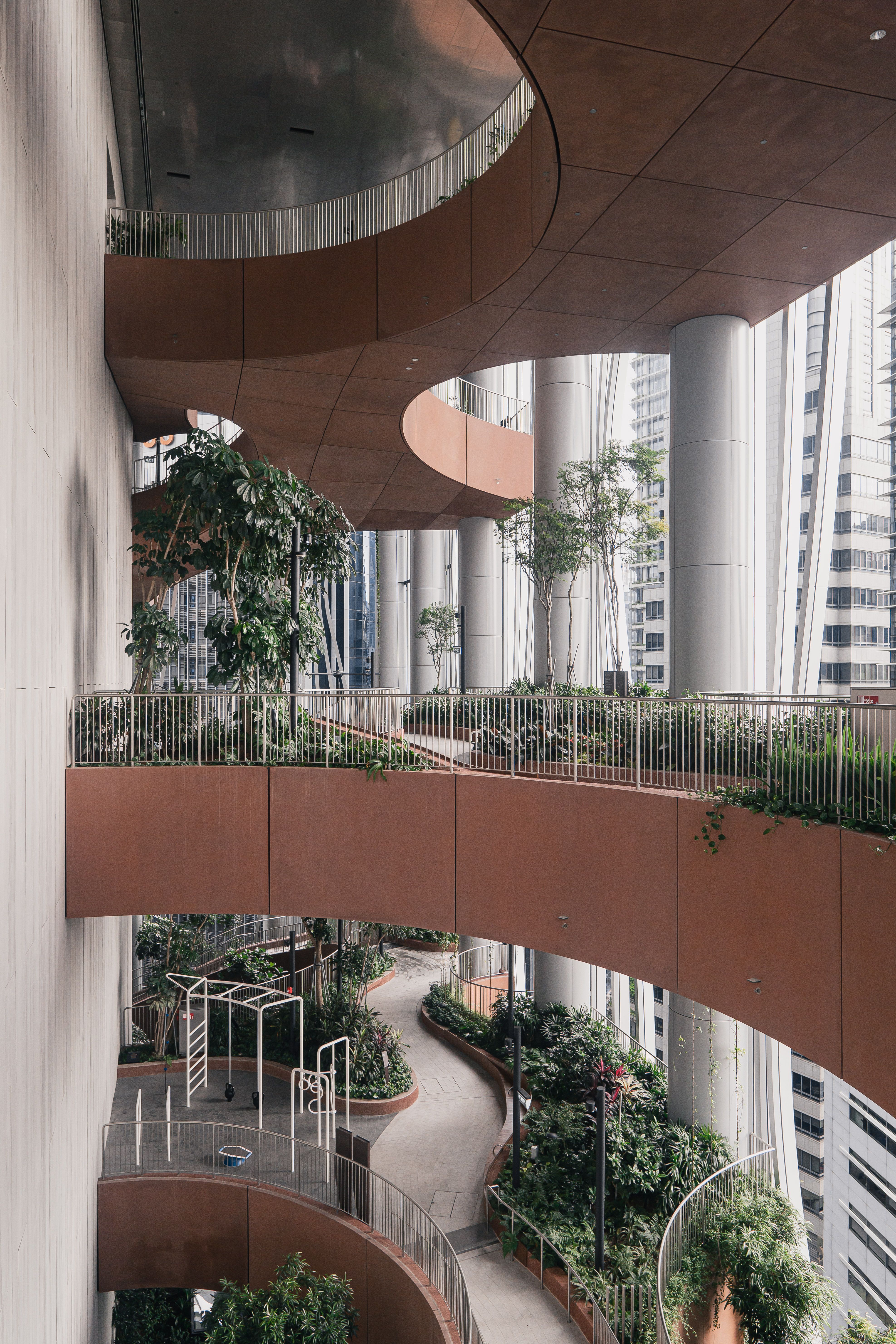 Plants in a Modern Building in Singapore · Free Stock Photo