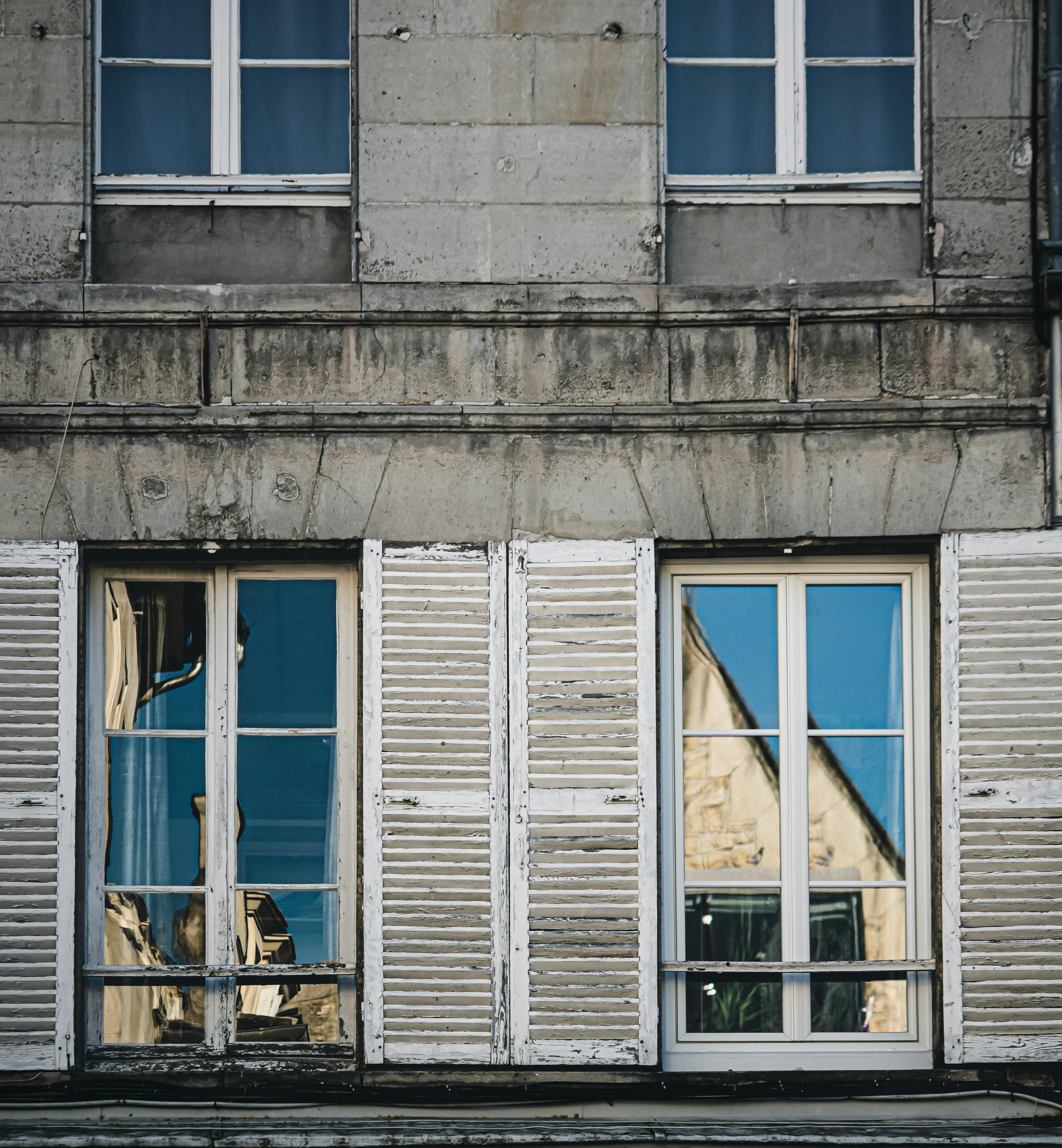 Reflection in Windows · Free Stock Photo