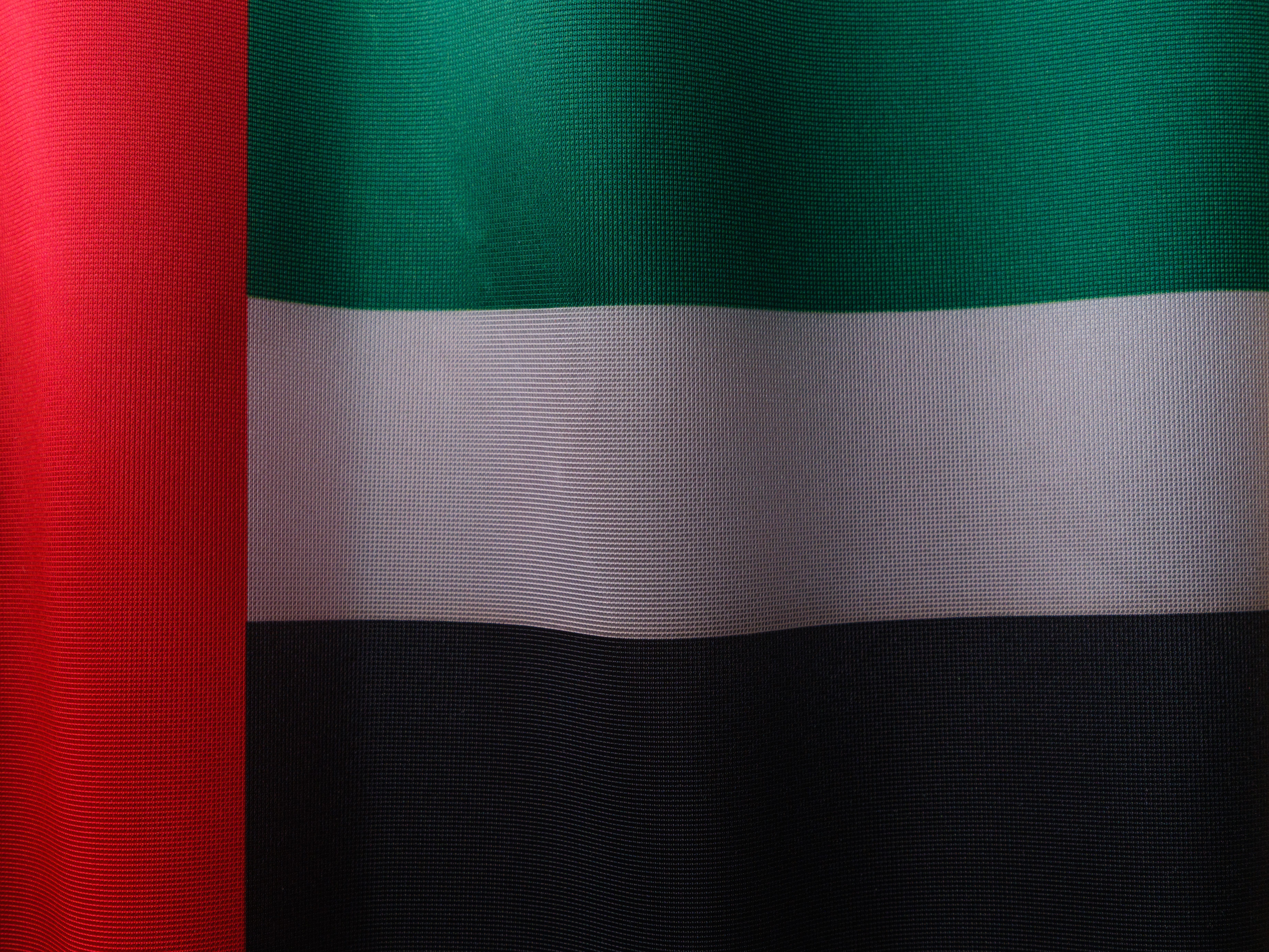 The national flag of United Arab Emirates · Free Stock Photo