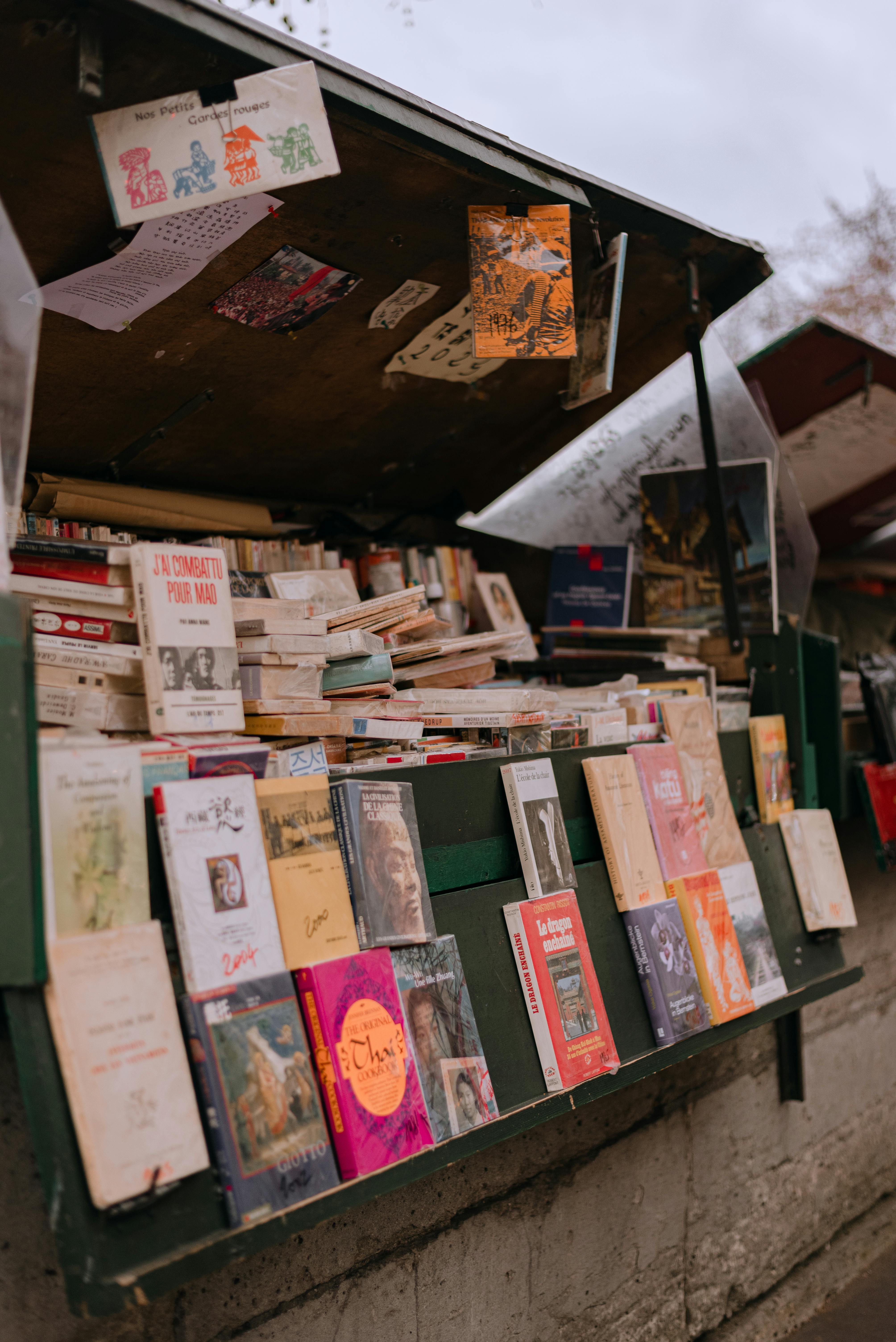 A book stand with books on it · Free Stock Photo