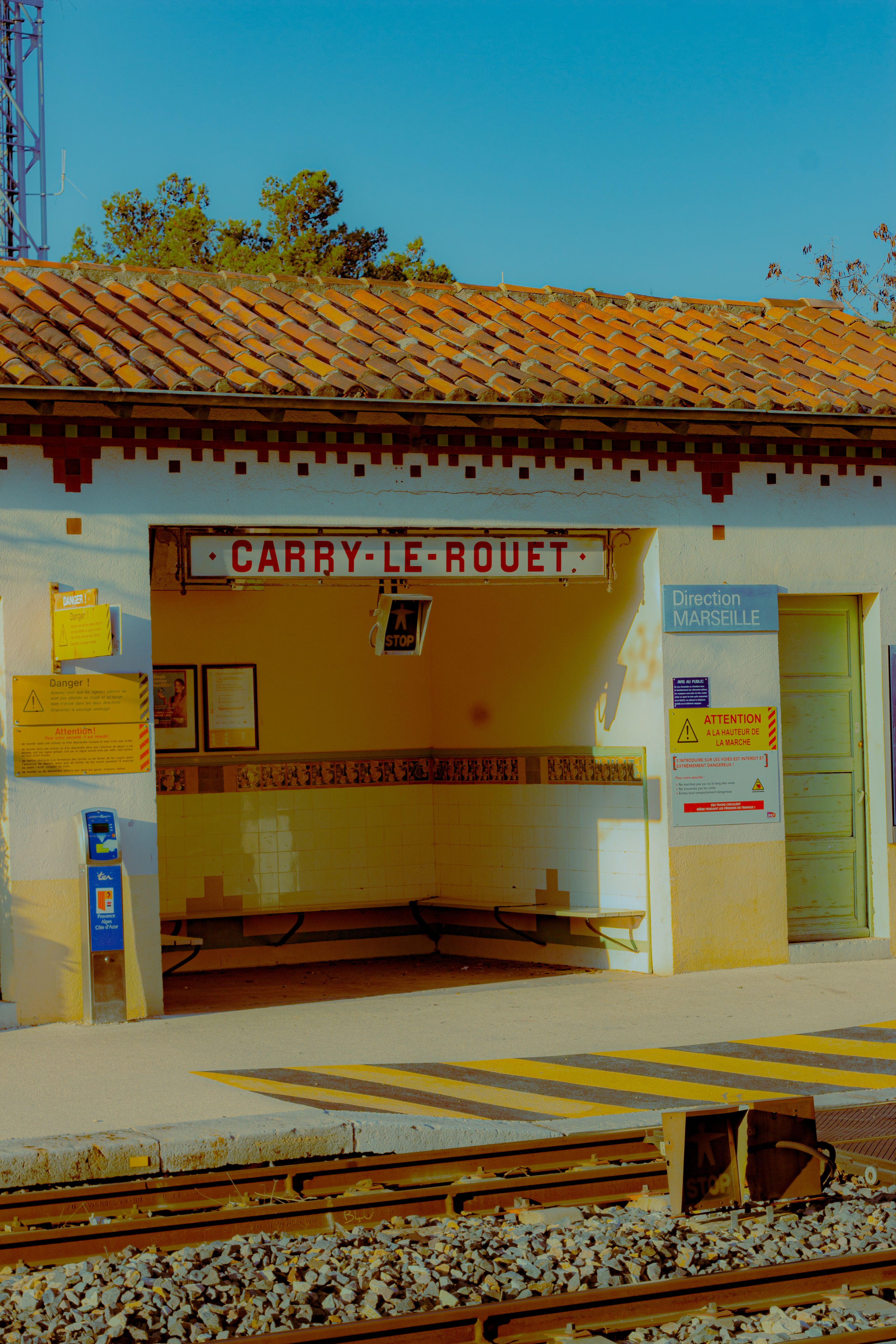 A Suburb Train Station · Free Stock Photo