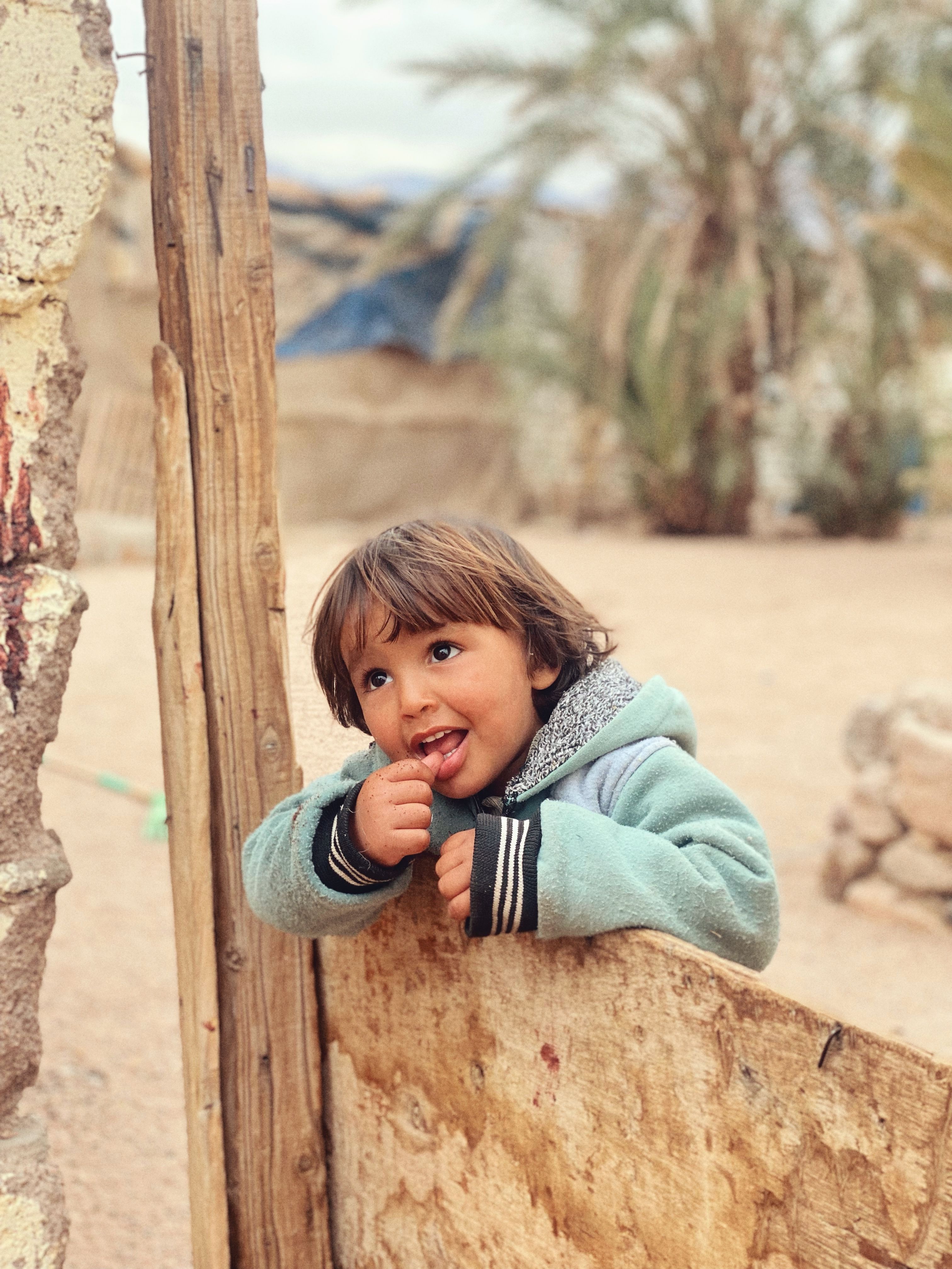 Small Child at a Farm · Free Stock Photo