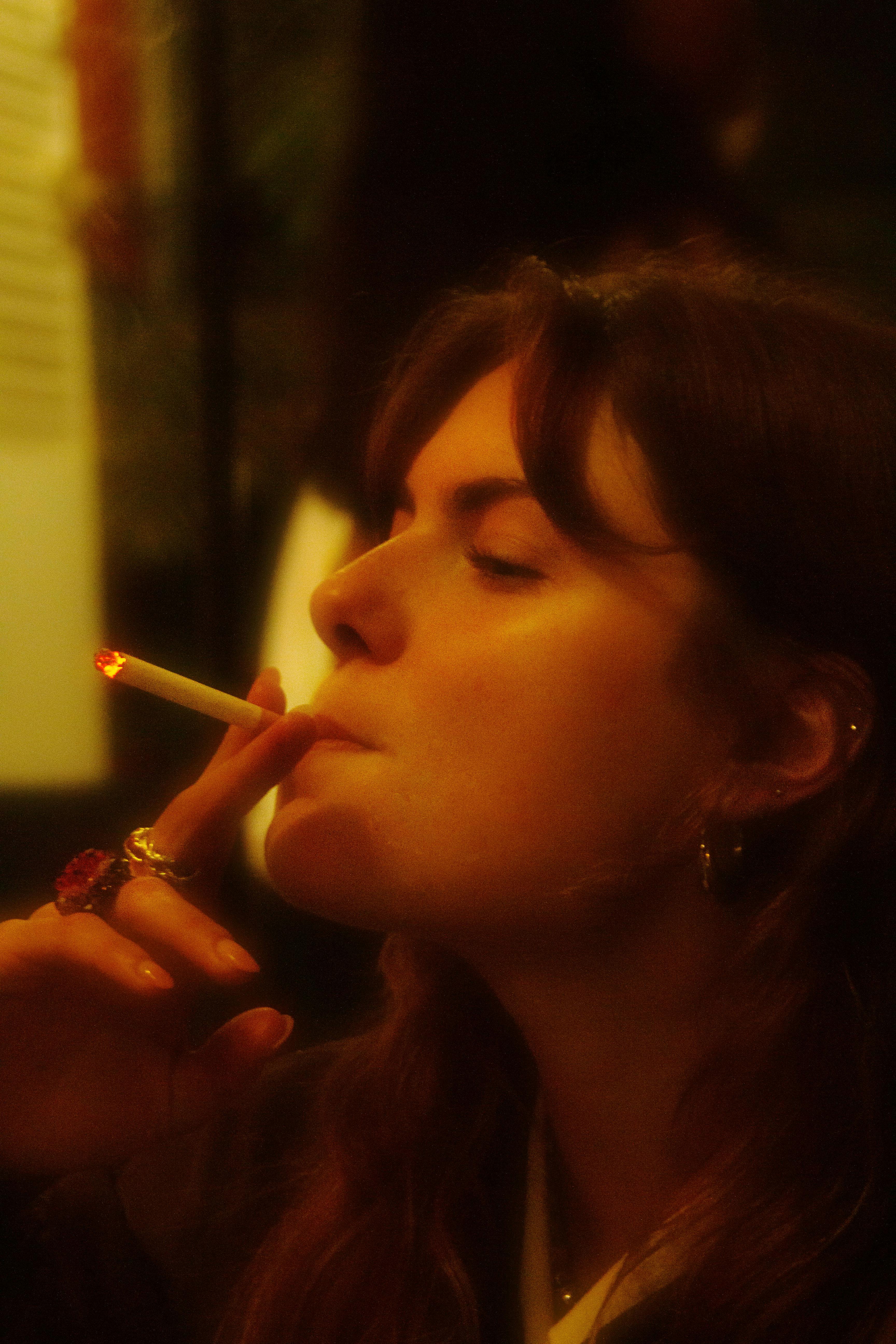 A Woman Smoking · Free Stock Photo