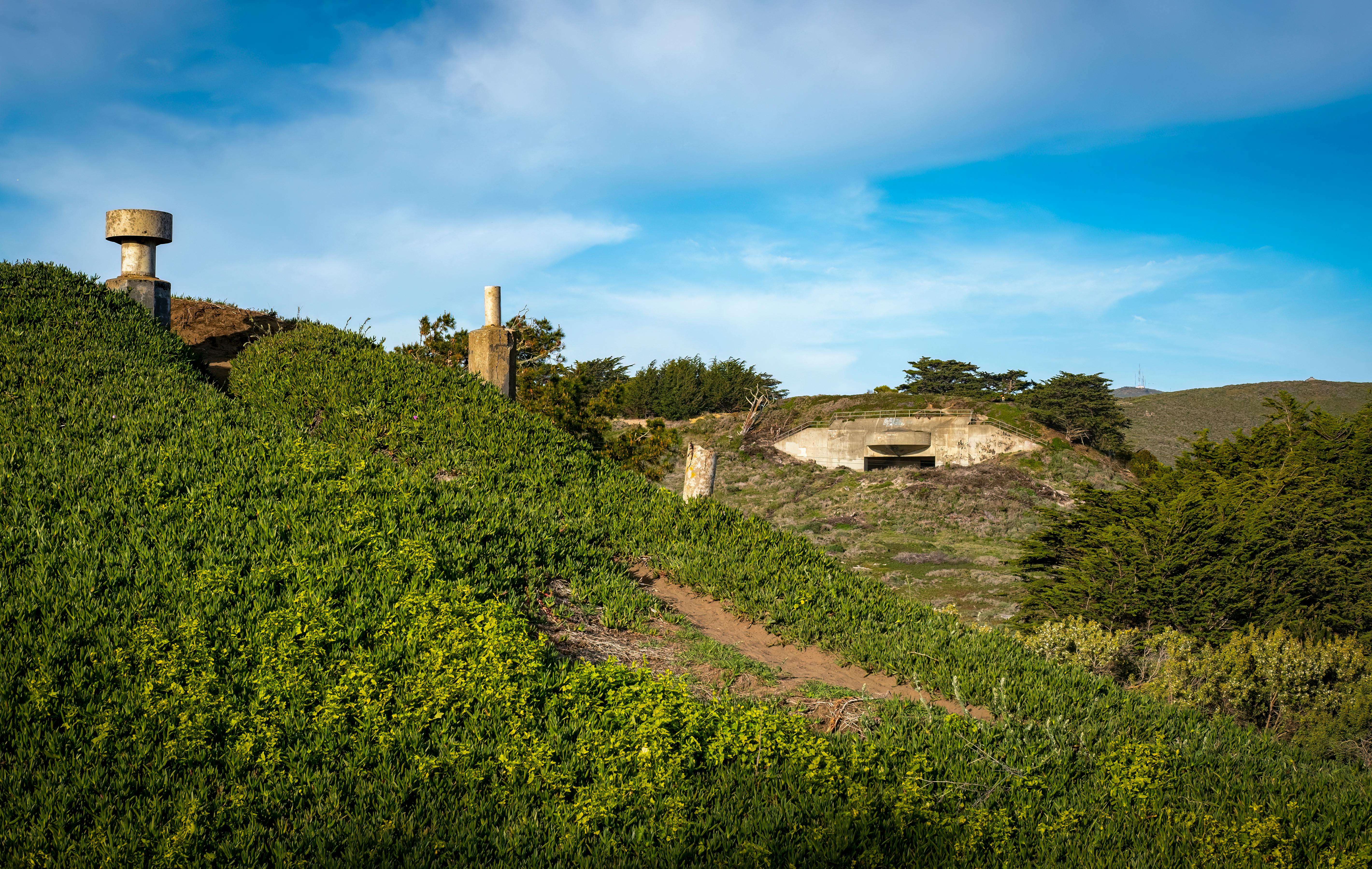 Old Bunkers in the Countryside · Free Stock Photo