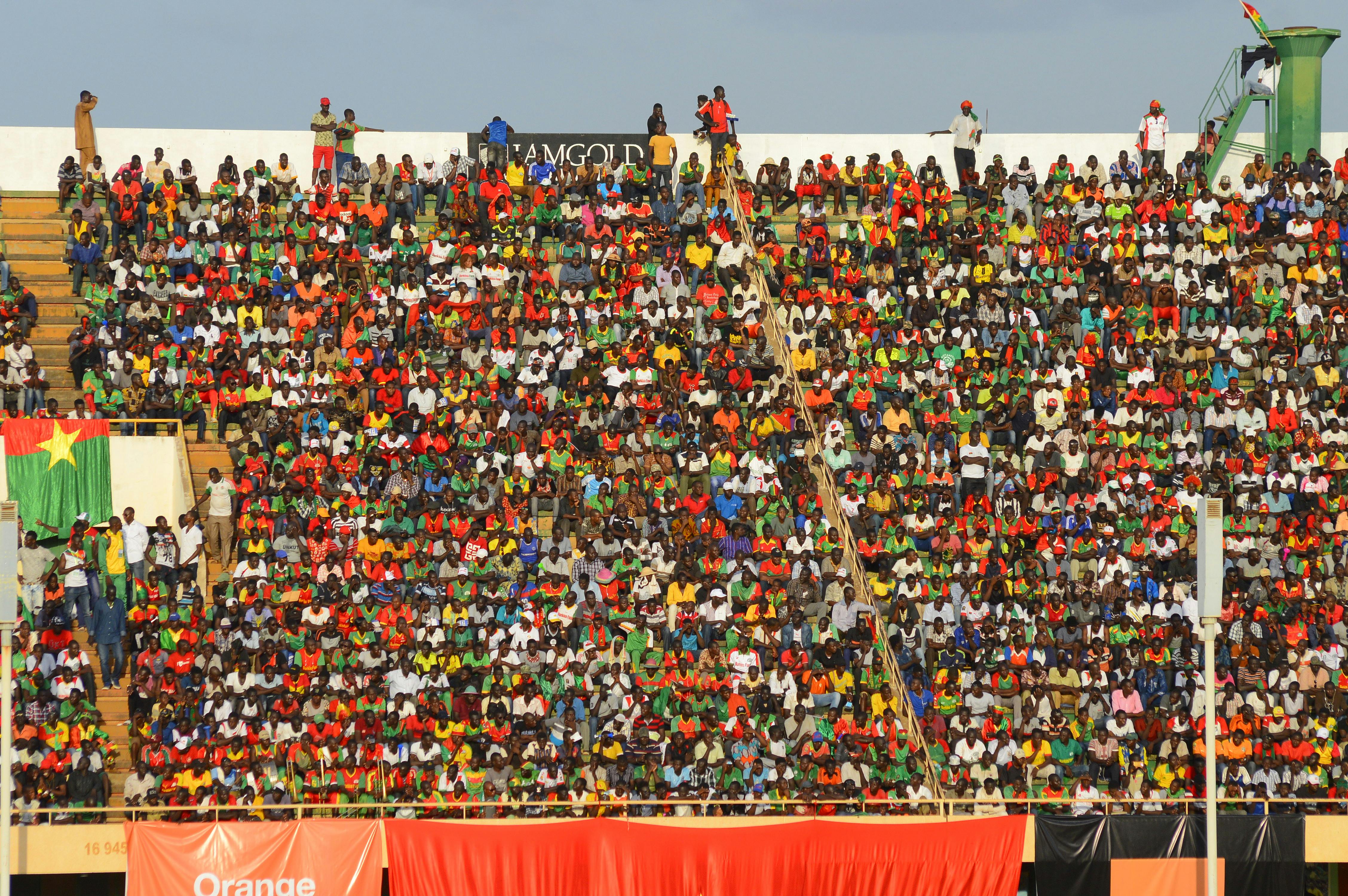 Spectators on the Seats in a Stadium · Free Stock Photo