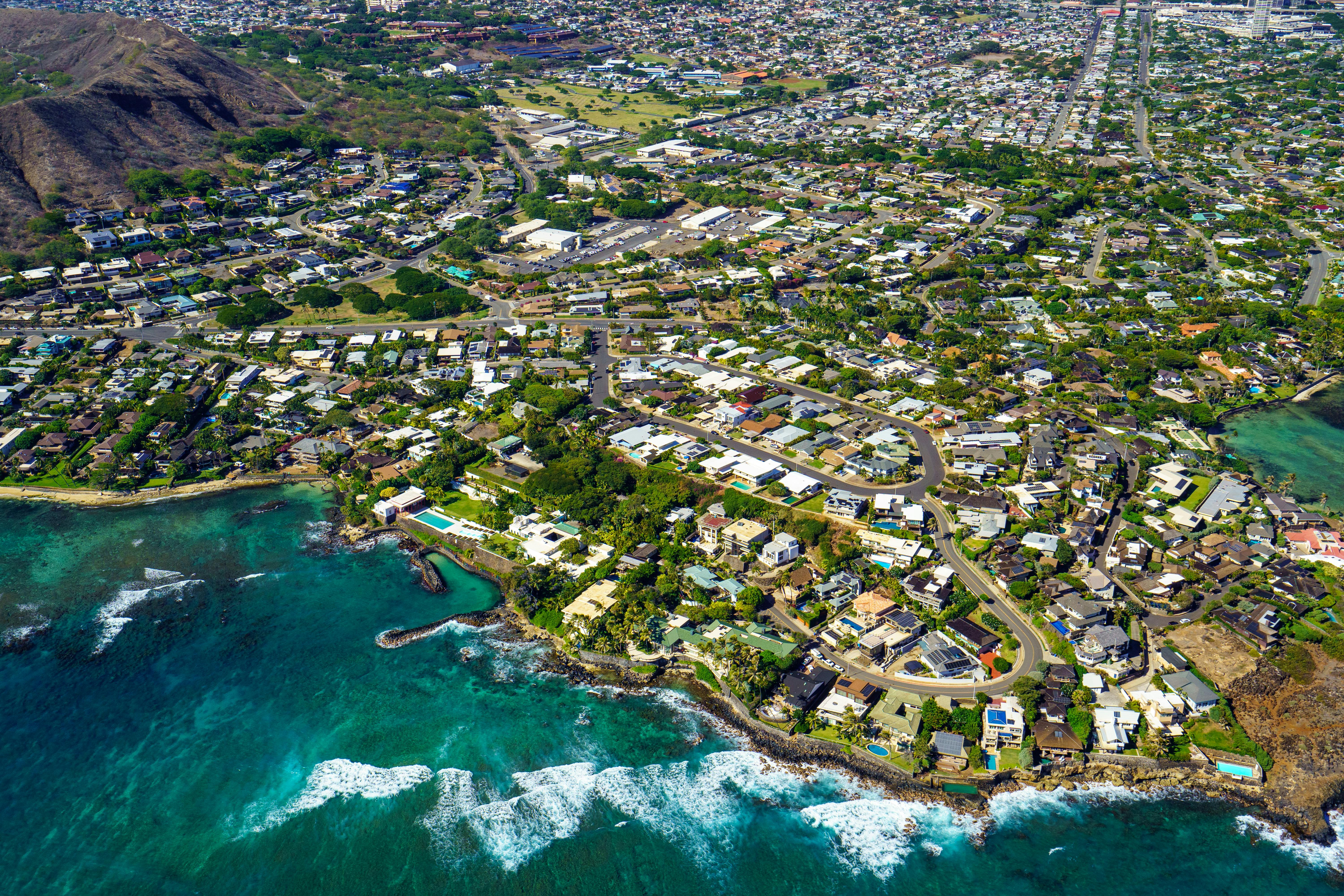 Aerial view of honolulu, hawaii · Free Stock Photo