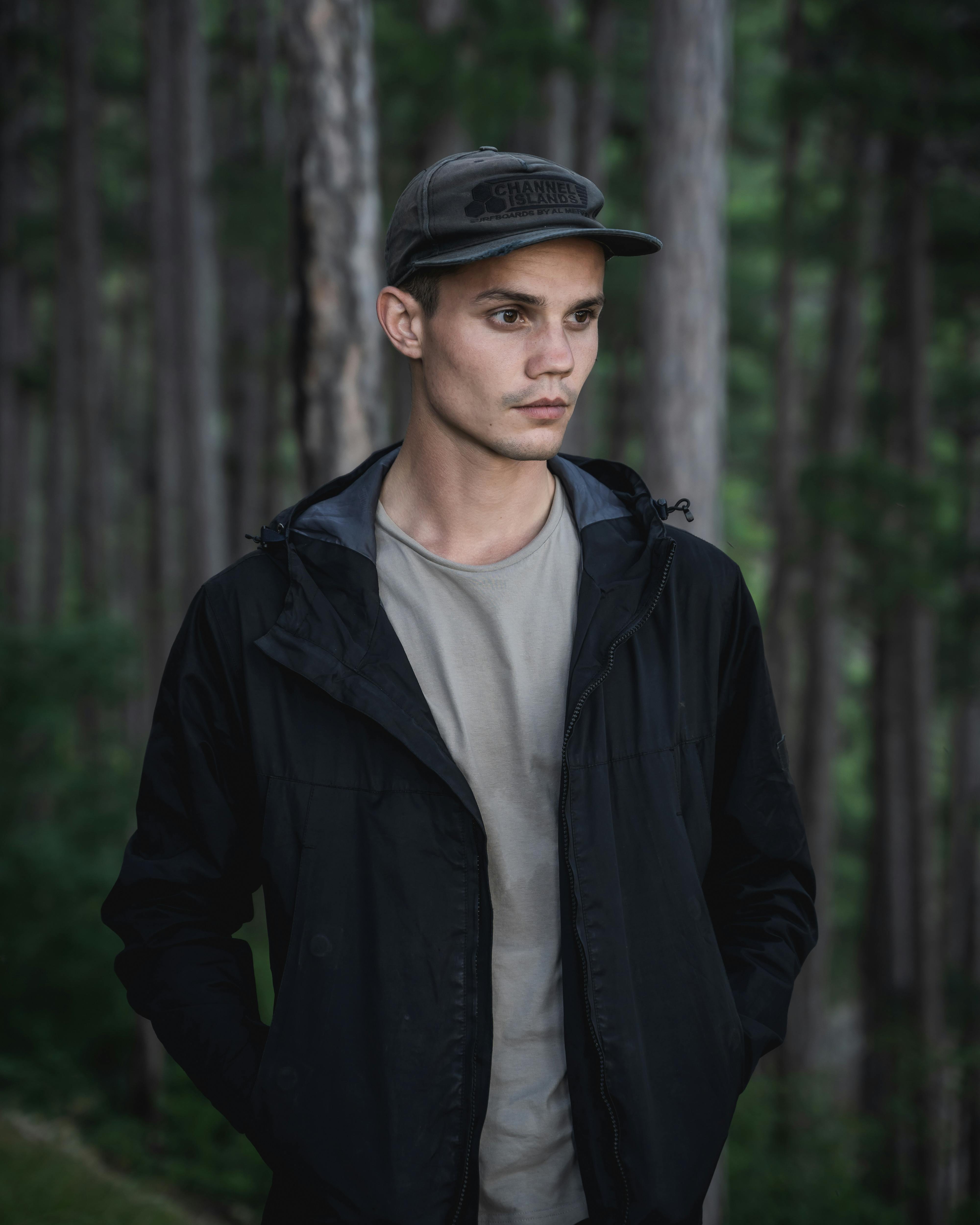Portrait of a Man in a Forest · Free Stock Photo