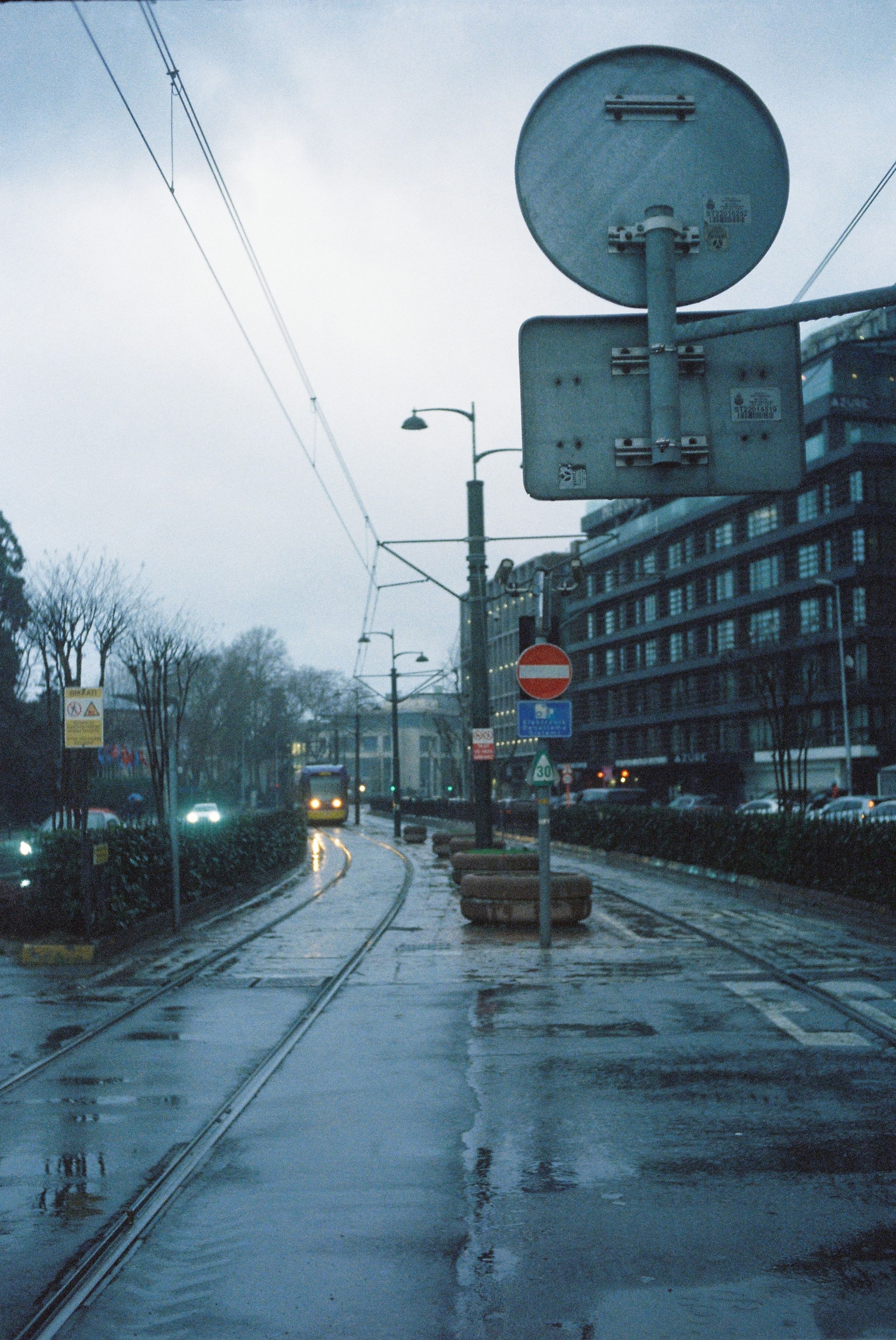 City Street in Rainy Weather · Free Stock Photo