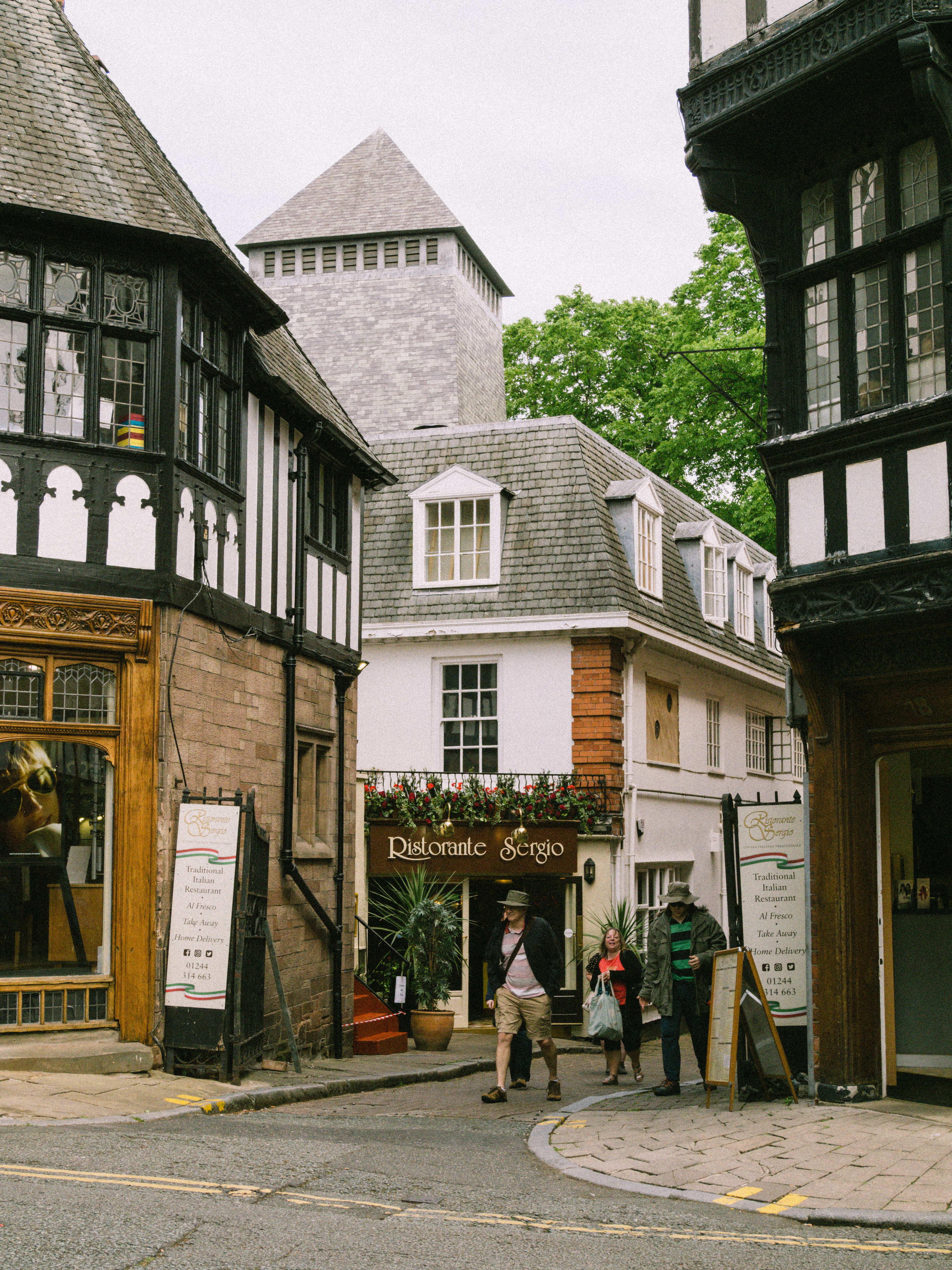 People Walking on Street in Town · Free Stock Photo