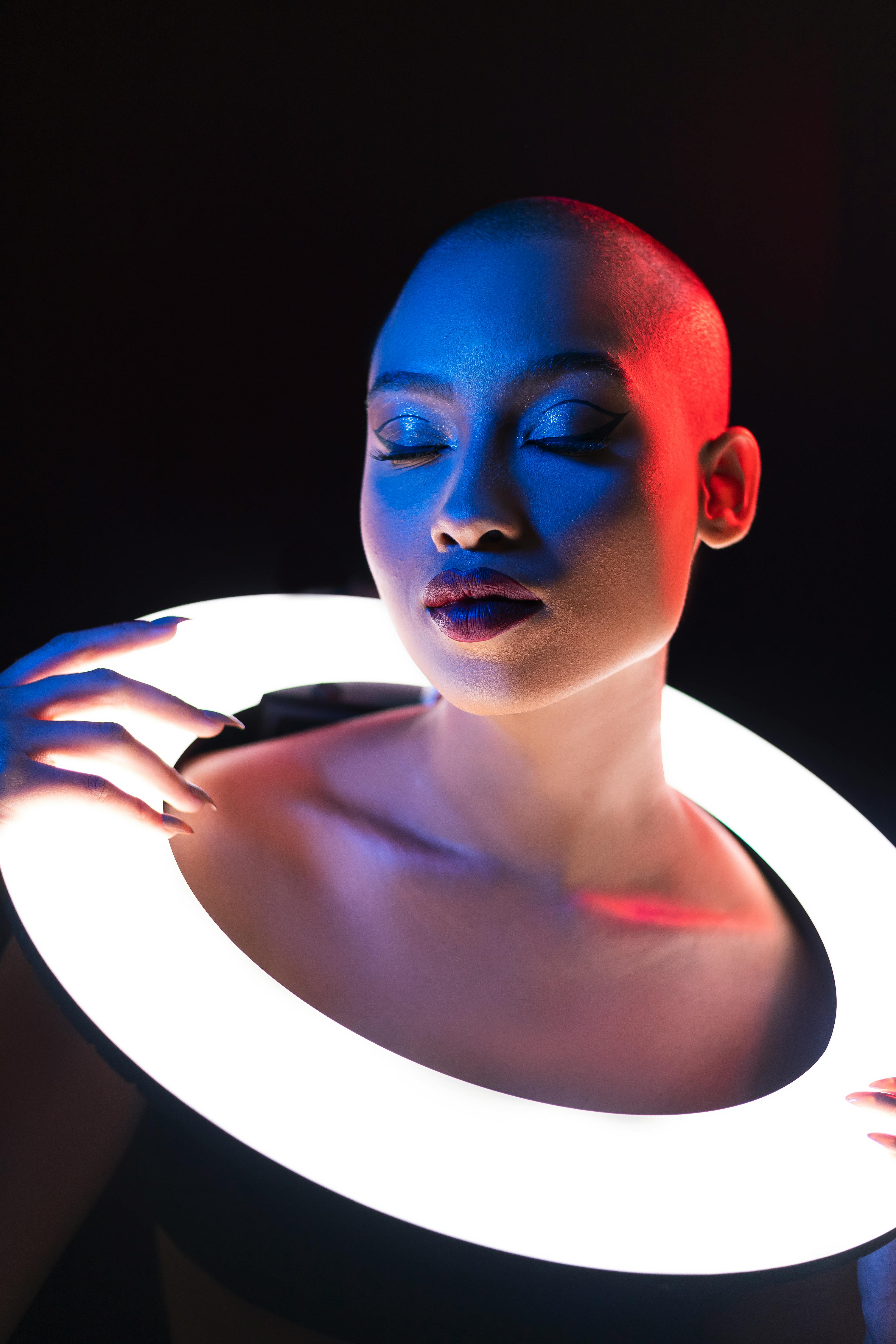 Light Effect on Face · Free Stock Photo