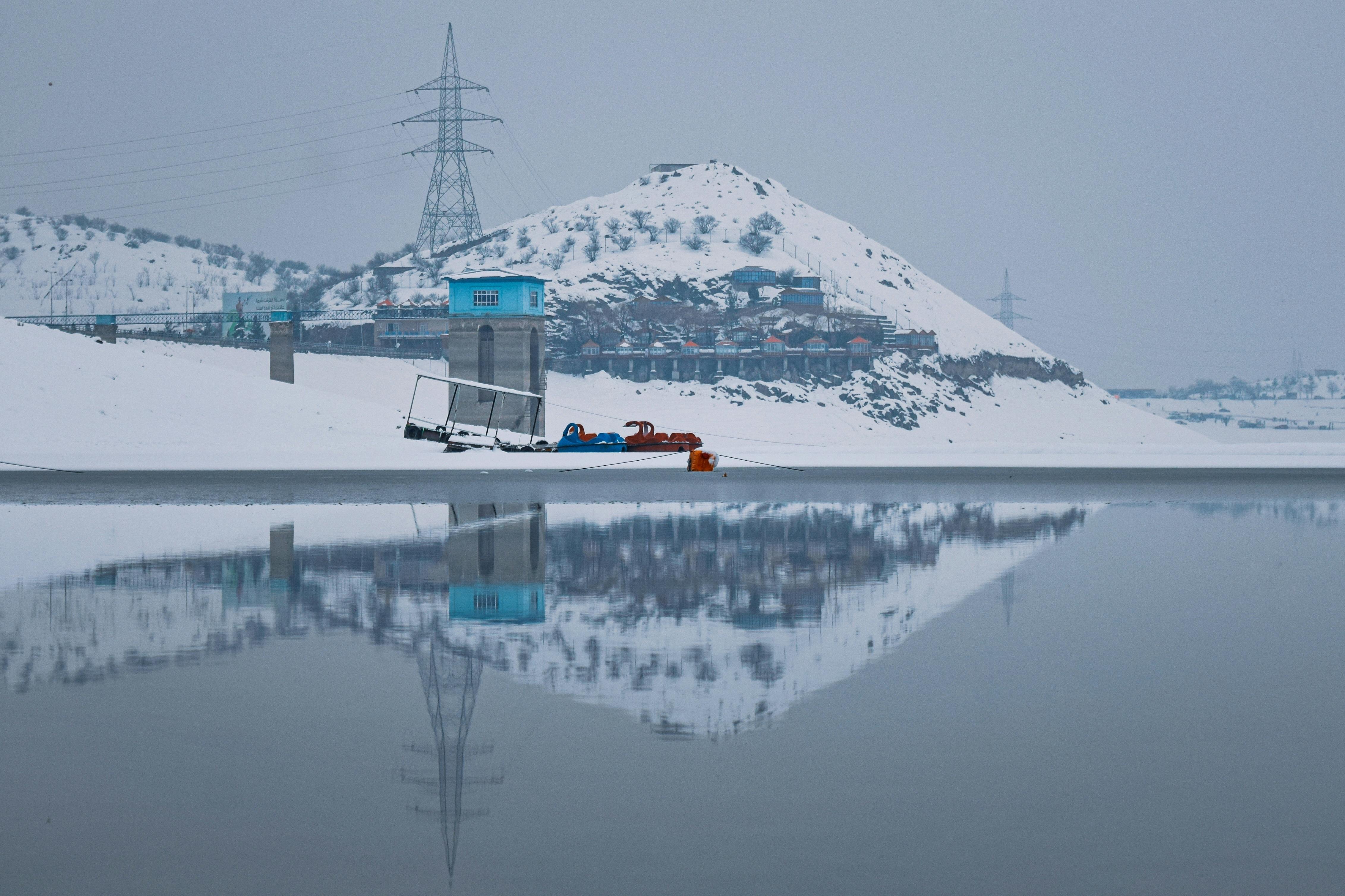 View of the Qargha Reservoir in Winter, Kabul, Afghanistan · Free Stock ...
