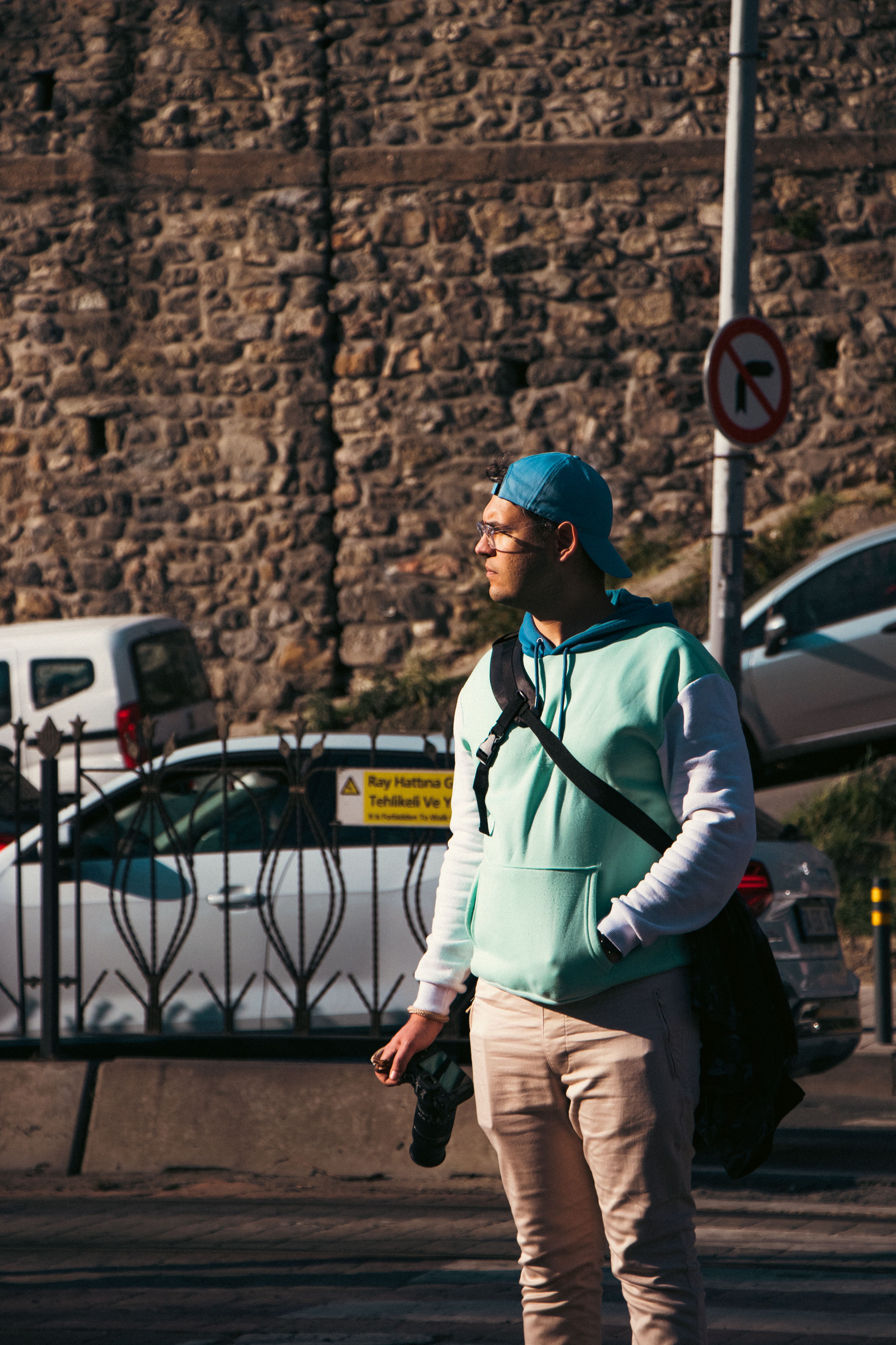 Portrait of Man on City Street · Free Stock Photo