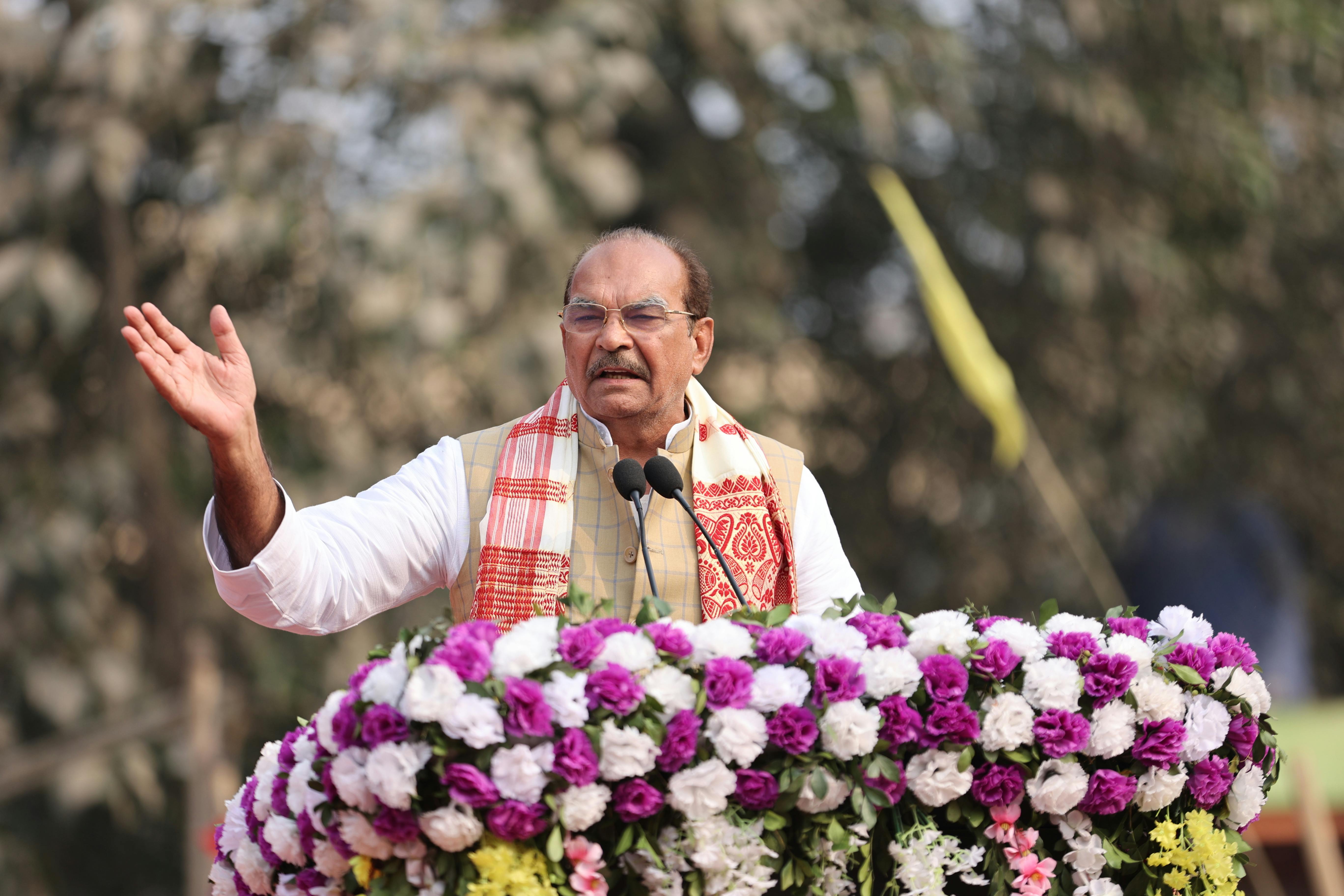 Man Speaking at Political Rally from a Pulpit · Free Stock Photo