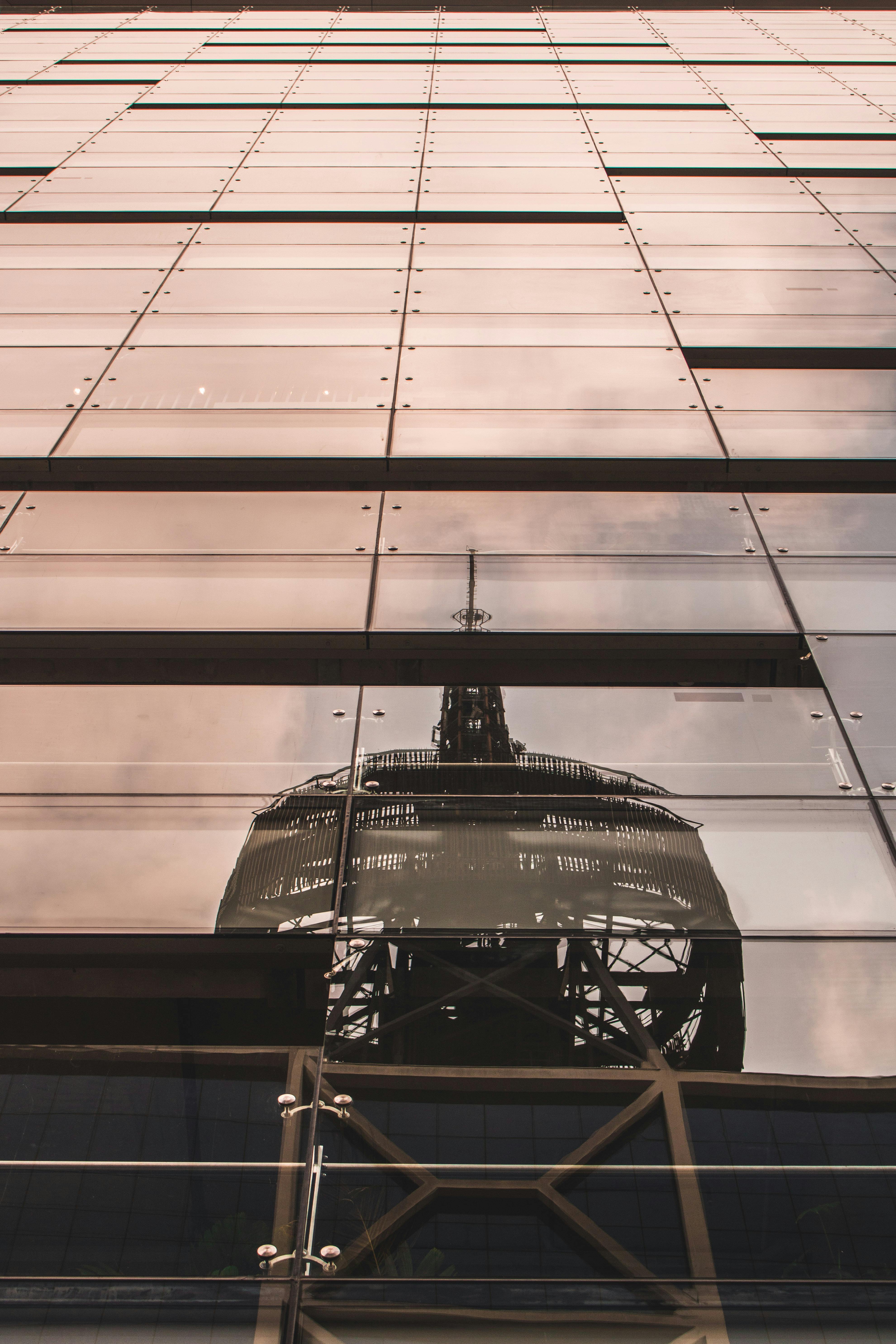 Reflection of Building on Glass Building · Free Stock Photo