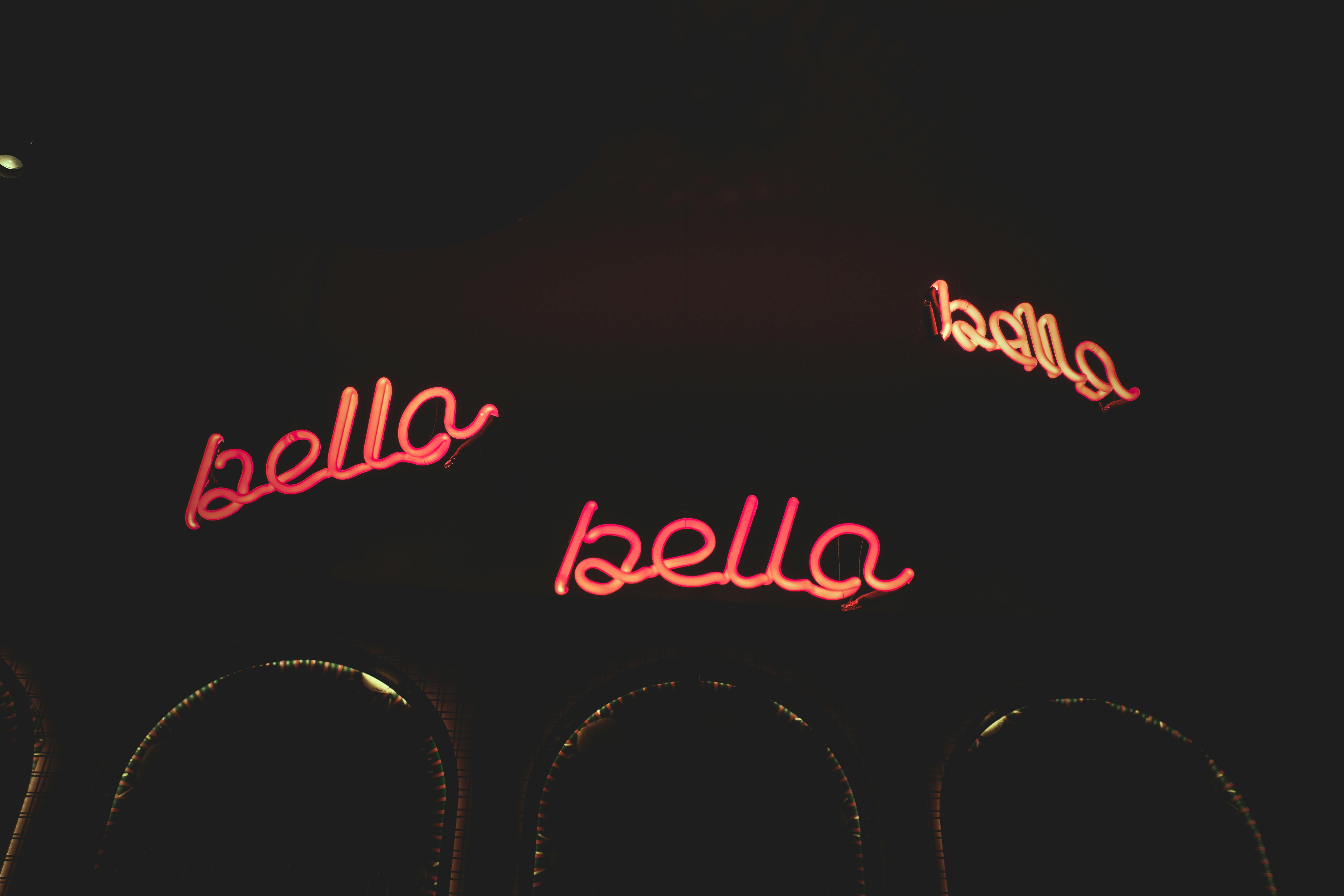 Red Eat Neon Sign Turned on · Free Stock Photo